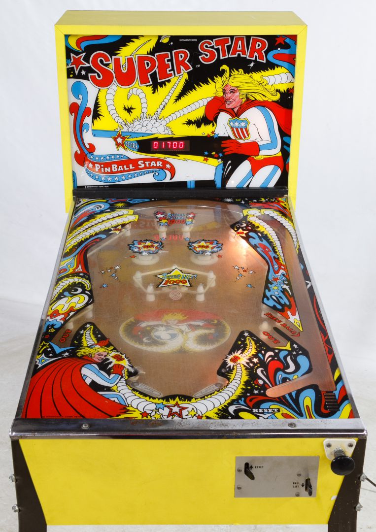 Lot 430: Super Star Pinball Machine by Briarwood-Brunswick | Leonard ...