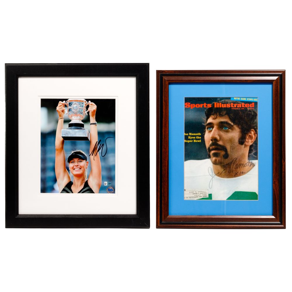 Autographed And Authenticated Sports Memorabilia Assortment Leonard