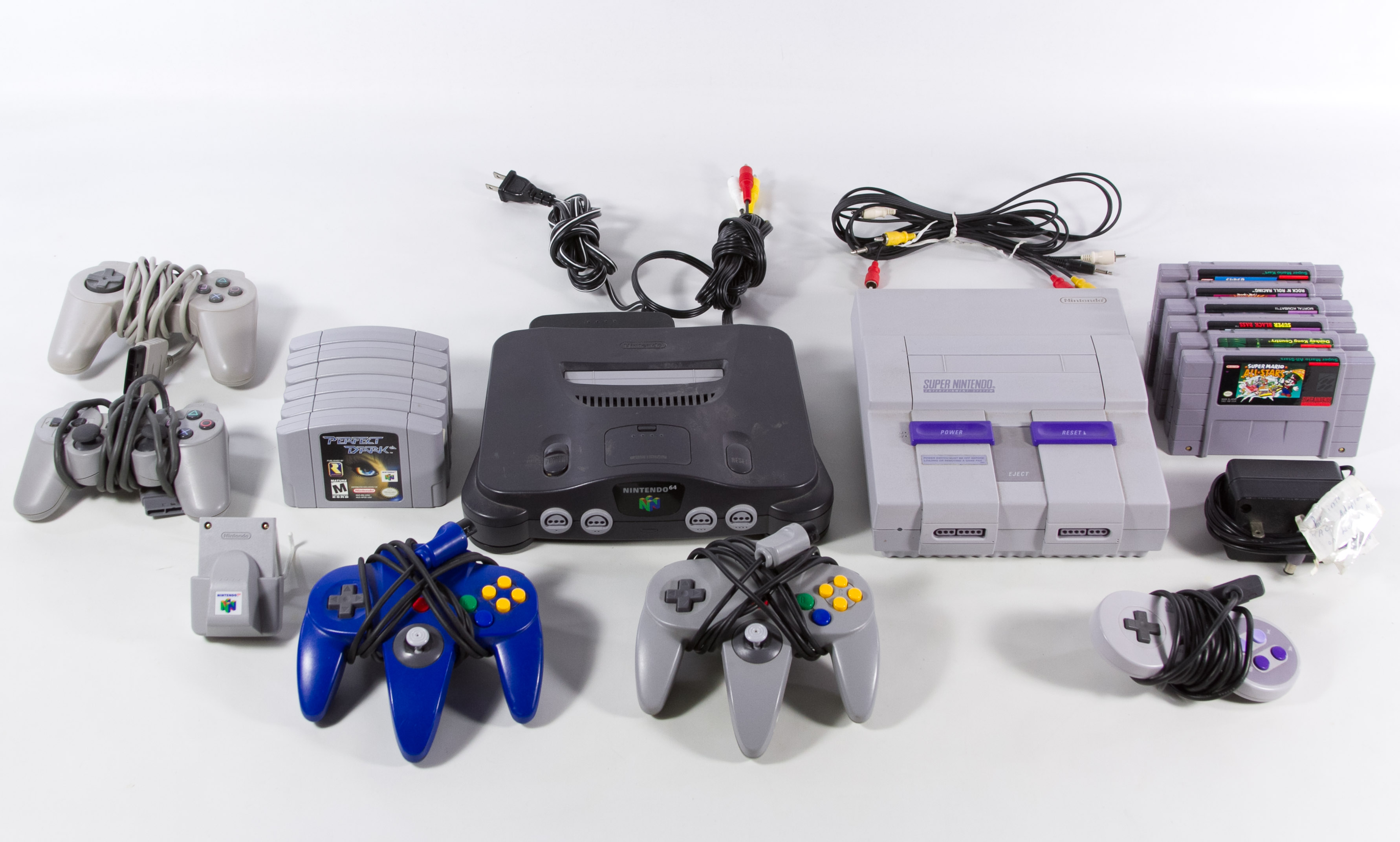 Super Nintendo and Nintendo 64 Game Systems | Leonard Auction