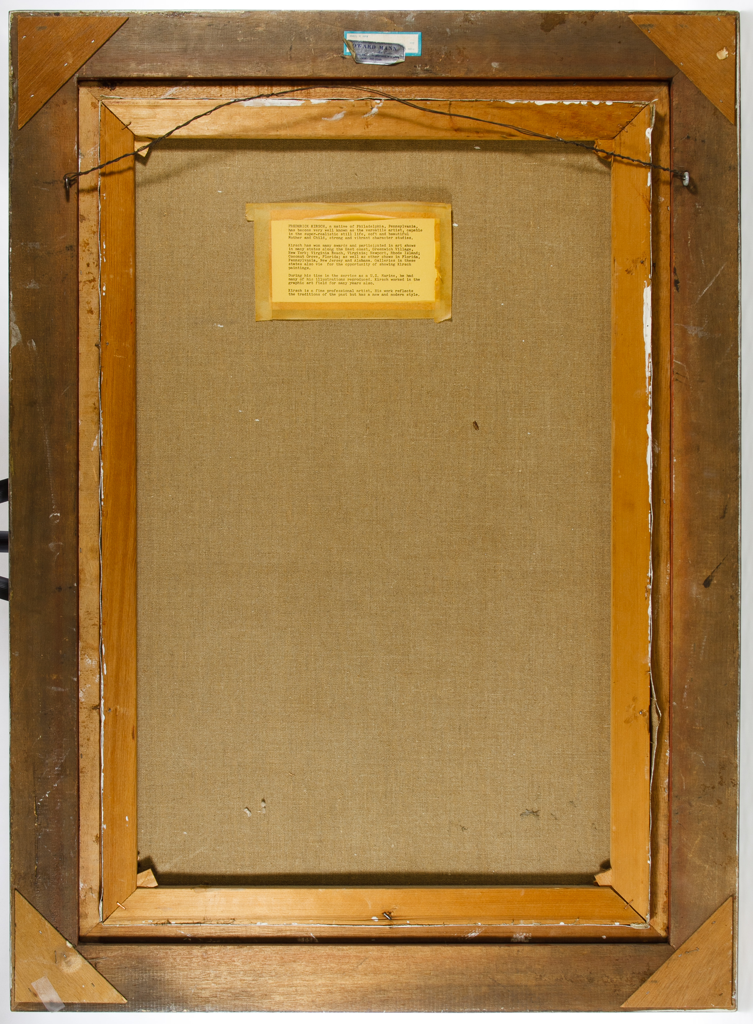 Frederick Kirsch (American, 20th Century) Oil on Canvas