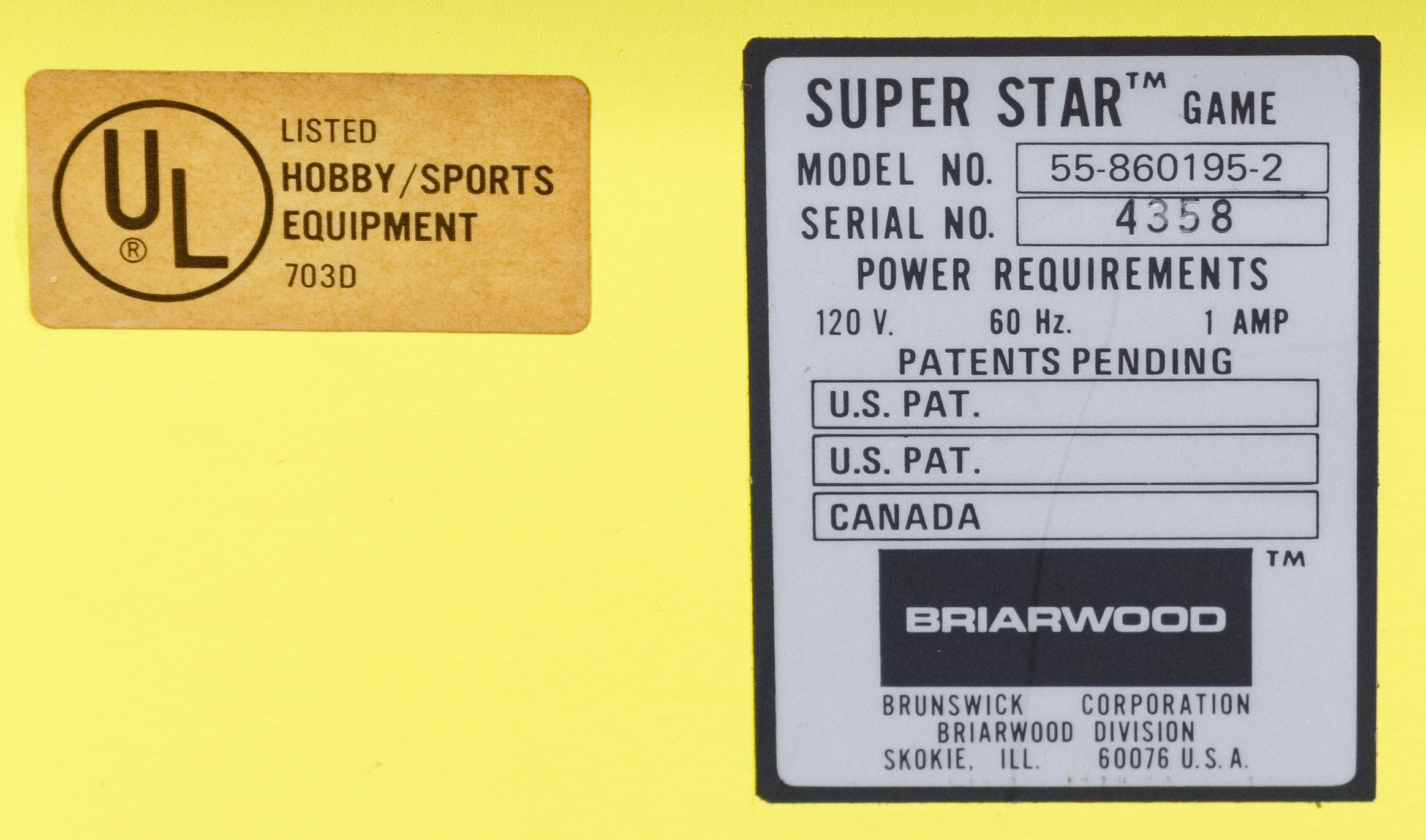 Super Star Pinball Machine by Briarwood-Brunswick - Dec 11, 2016 ...