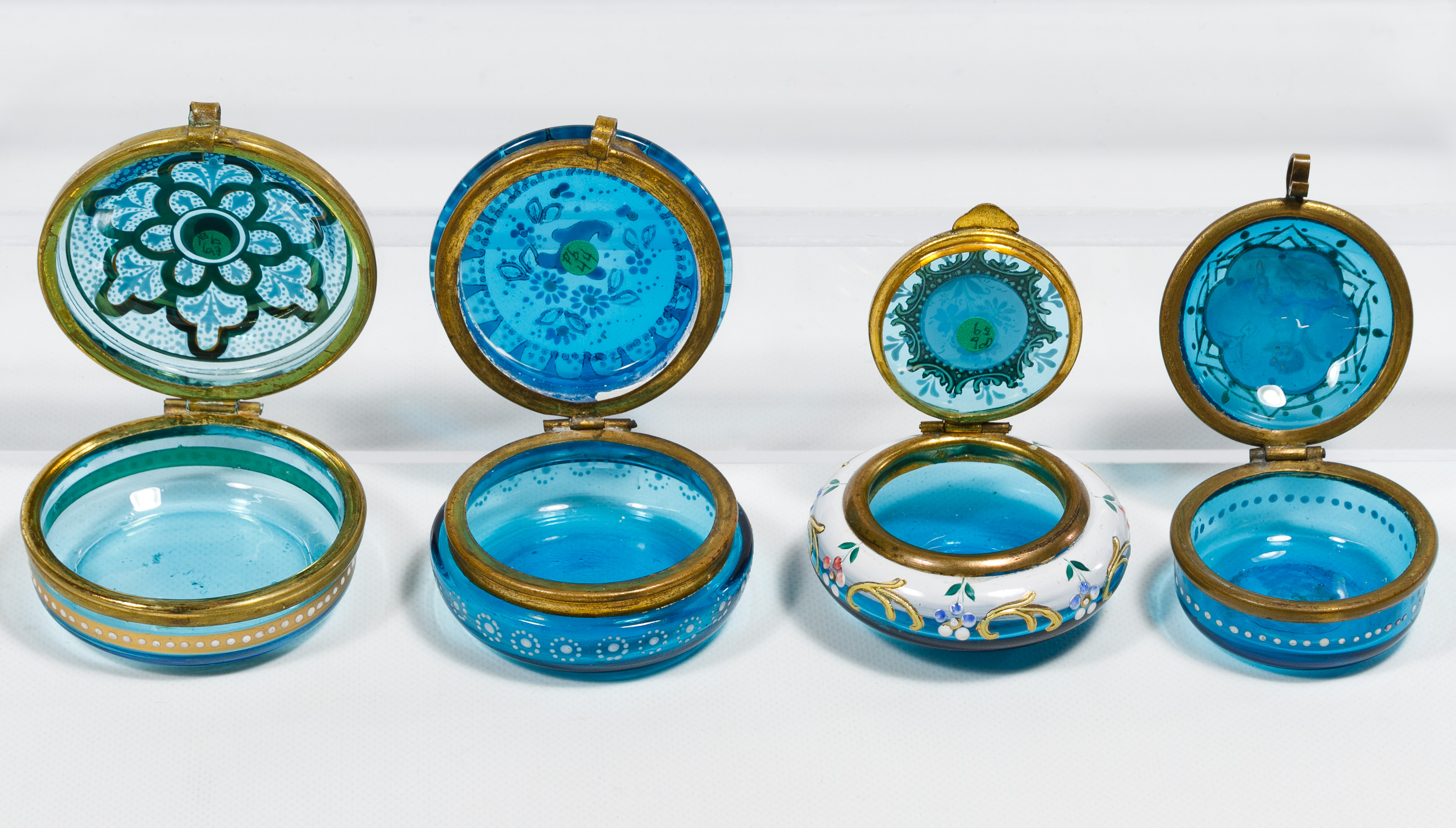 Moser Blue Trinket Box Assortment