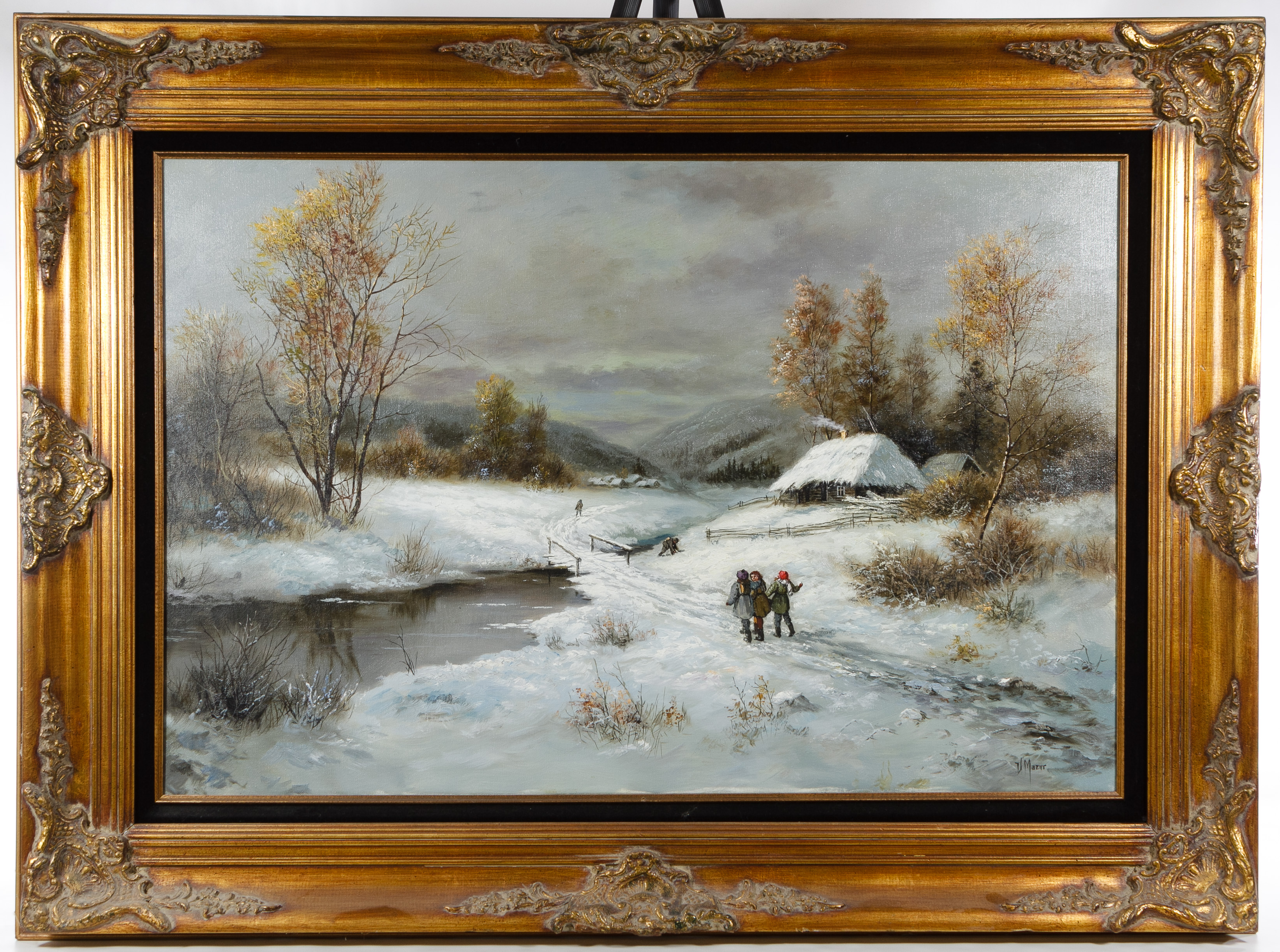 Victor Mazur (Russian, 20th Century) Oil on Canvas