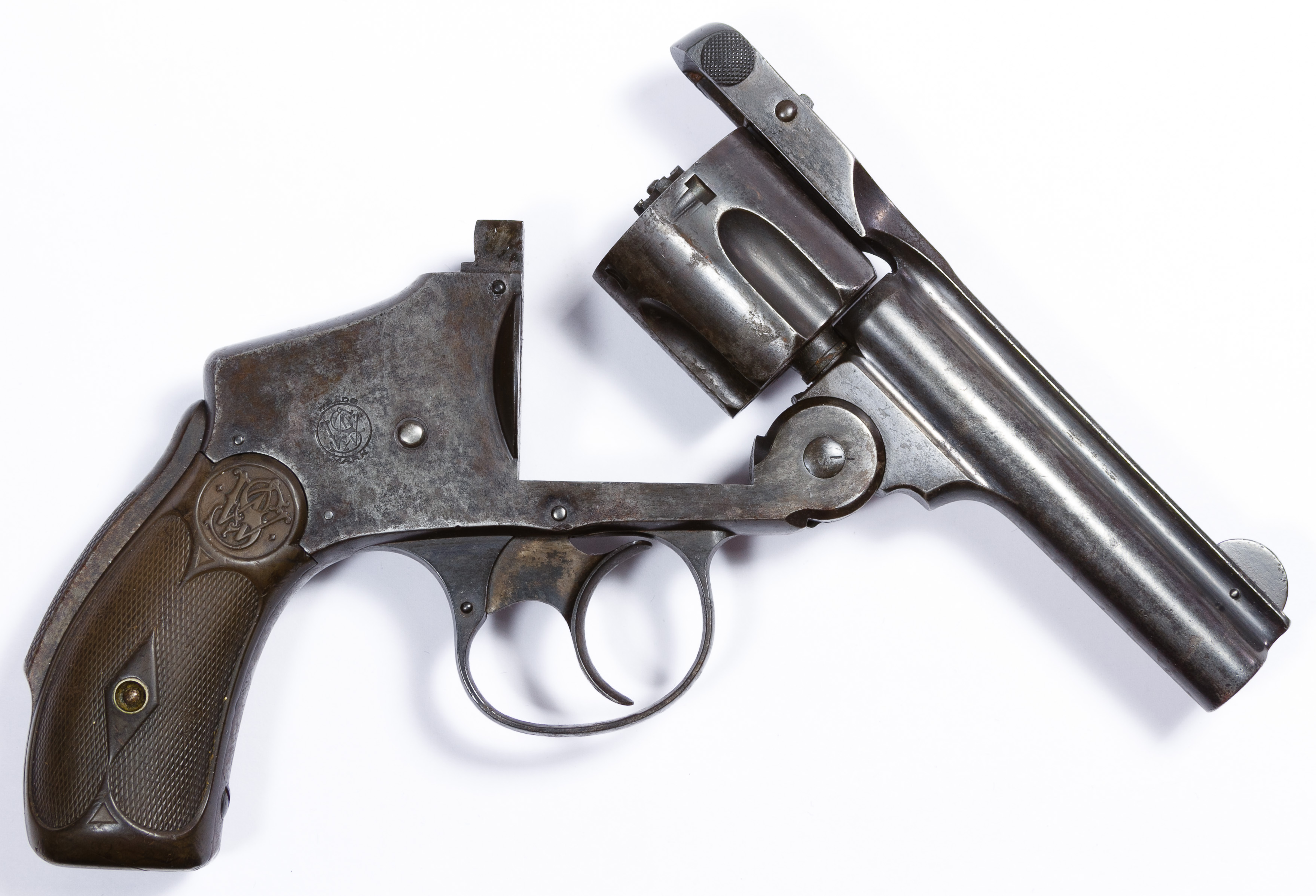 Smith & Wesson .38 S&W Cal. Hammerless Revolver (Serial