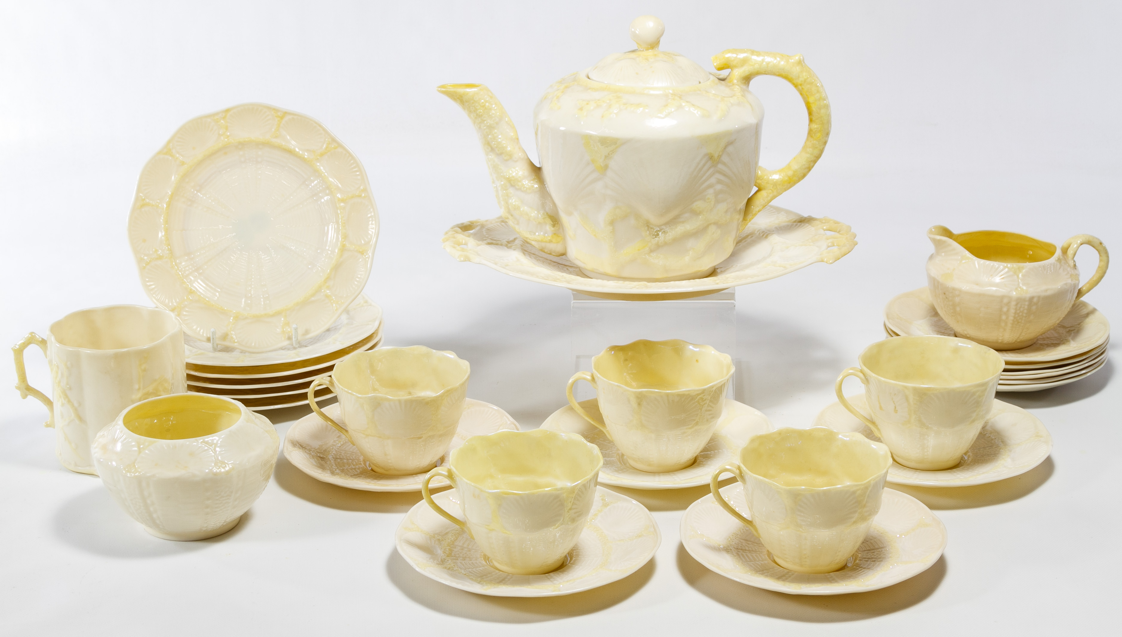 Belleek 'Seashell' Tea Set