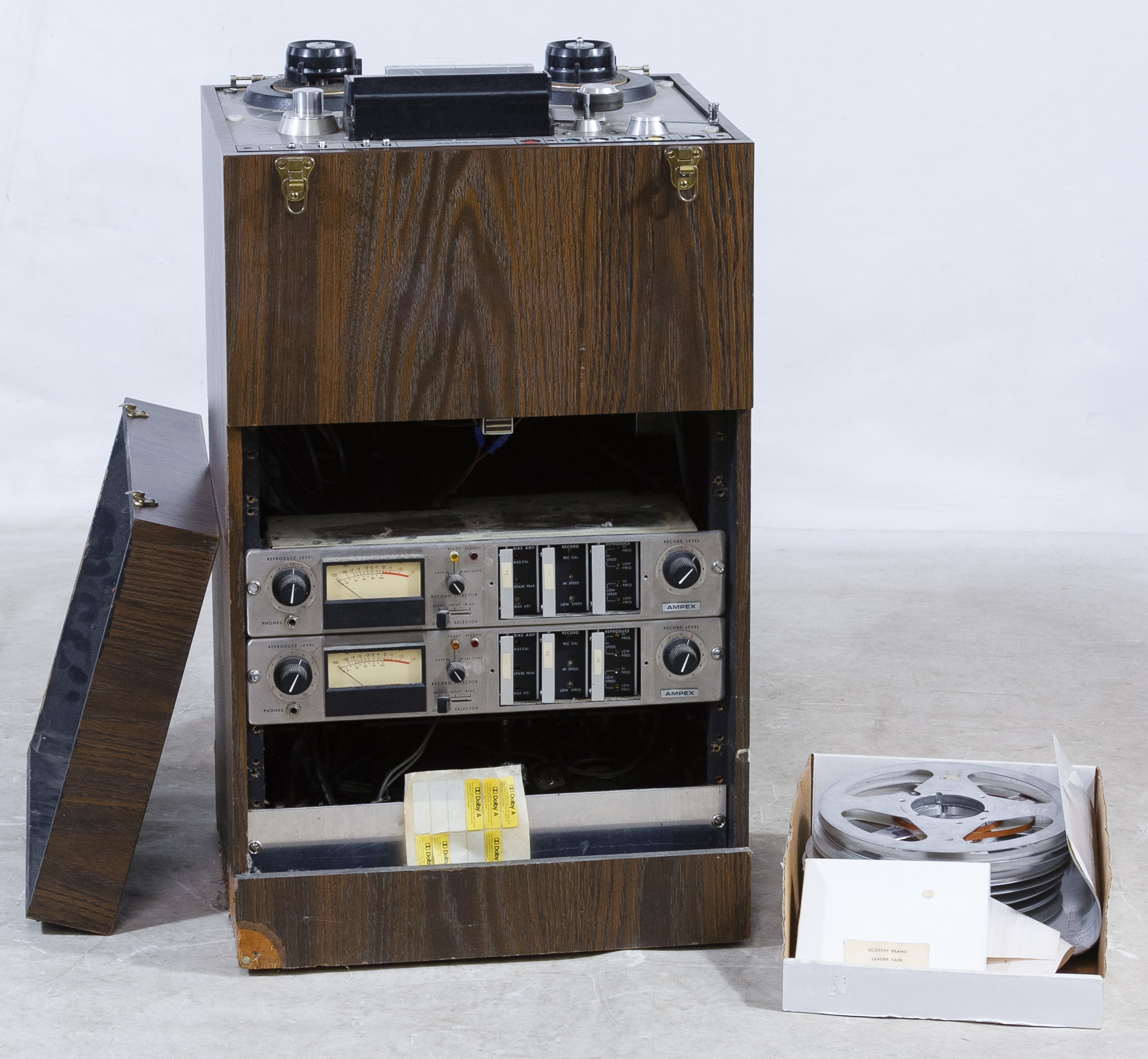 Ampex Reel to Reel Recorder Console