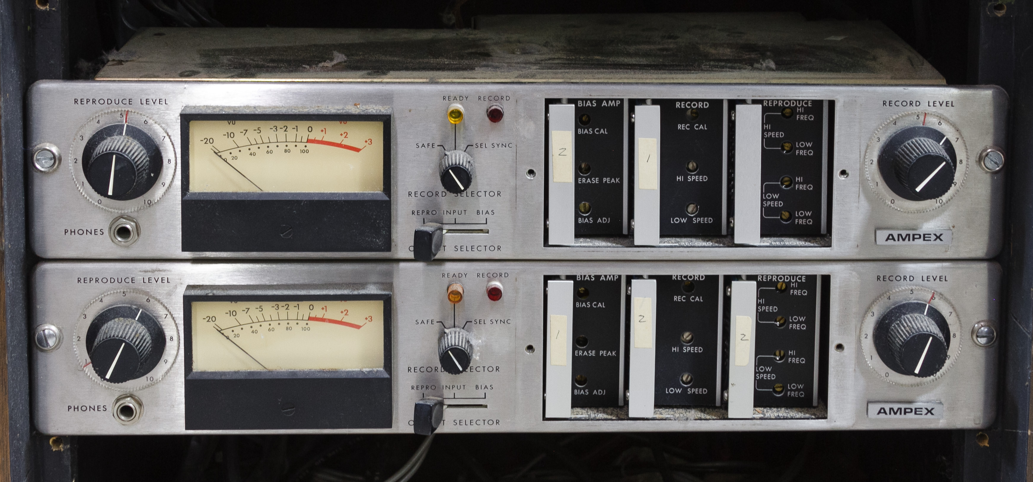 Ampex Reel to Reel Recorder Console