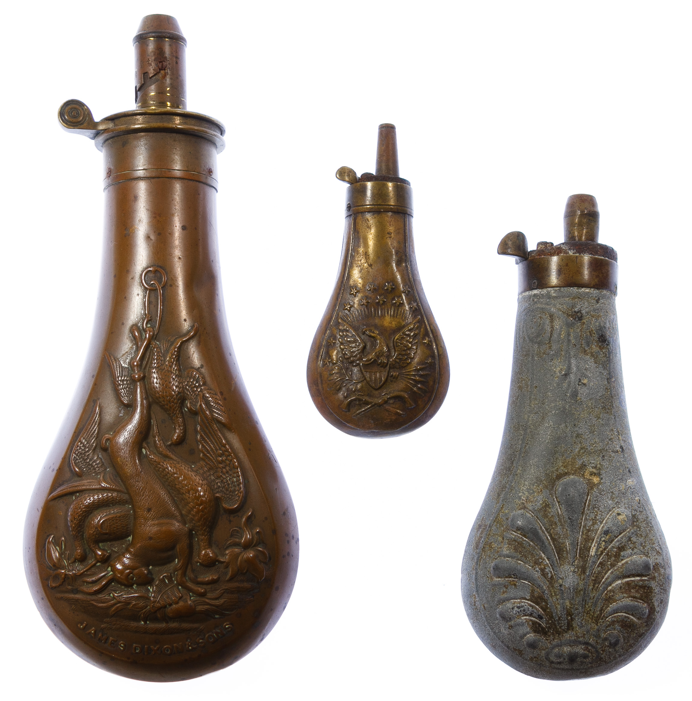 Civil War Era Powder Flasks
