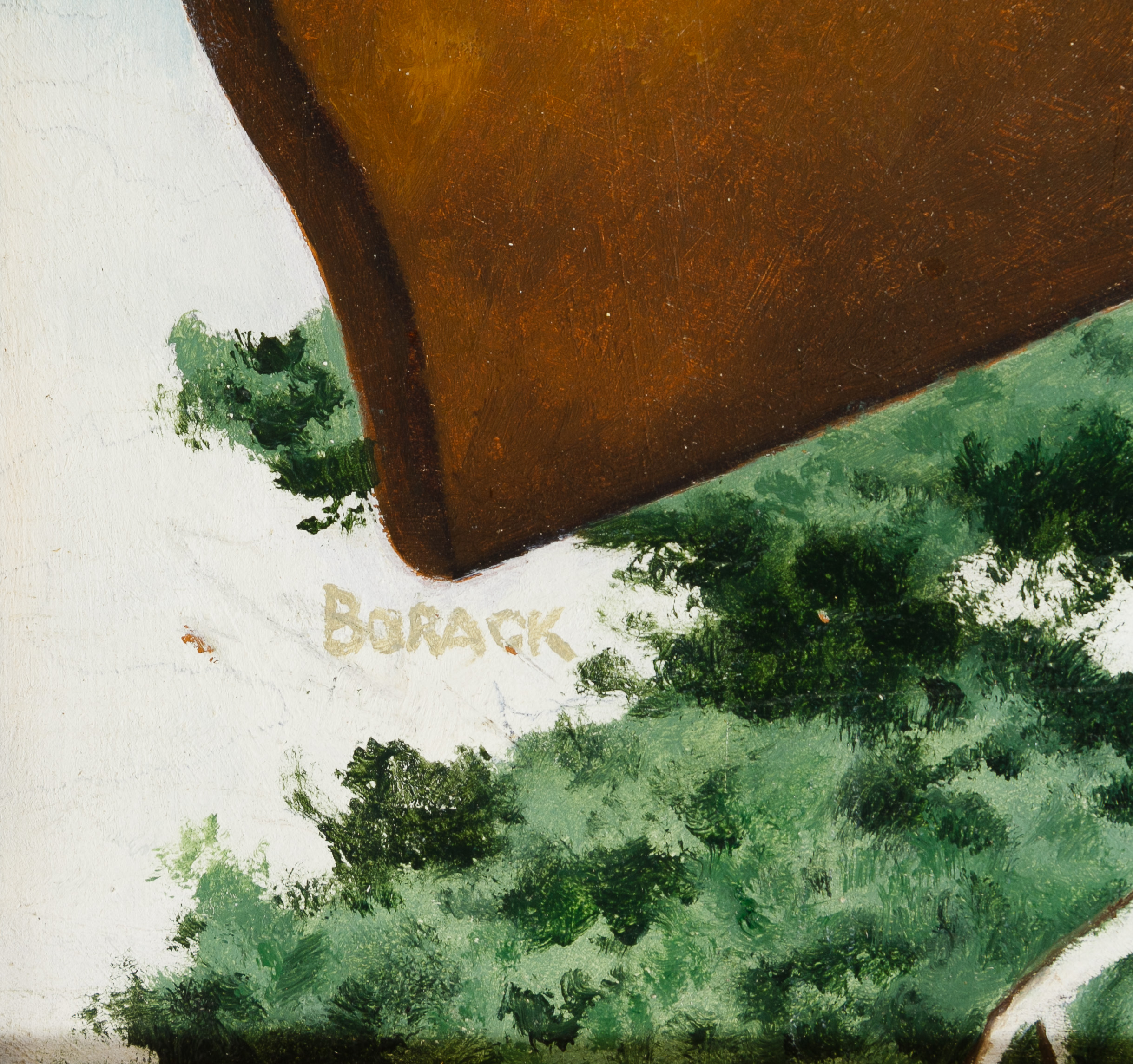 Stanley Borack (American, b.1927) 'The Big Sky' Oil on