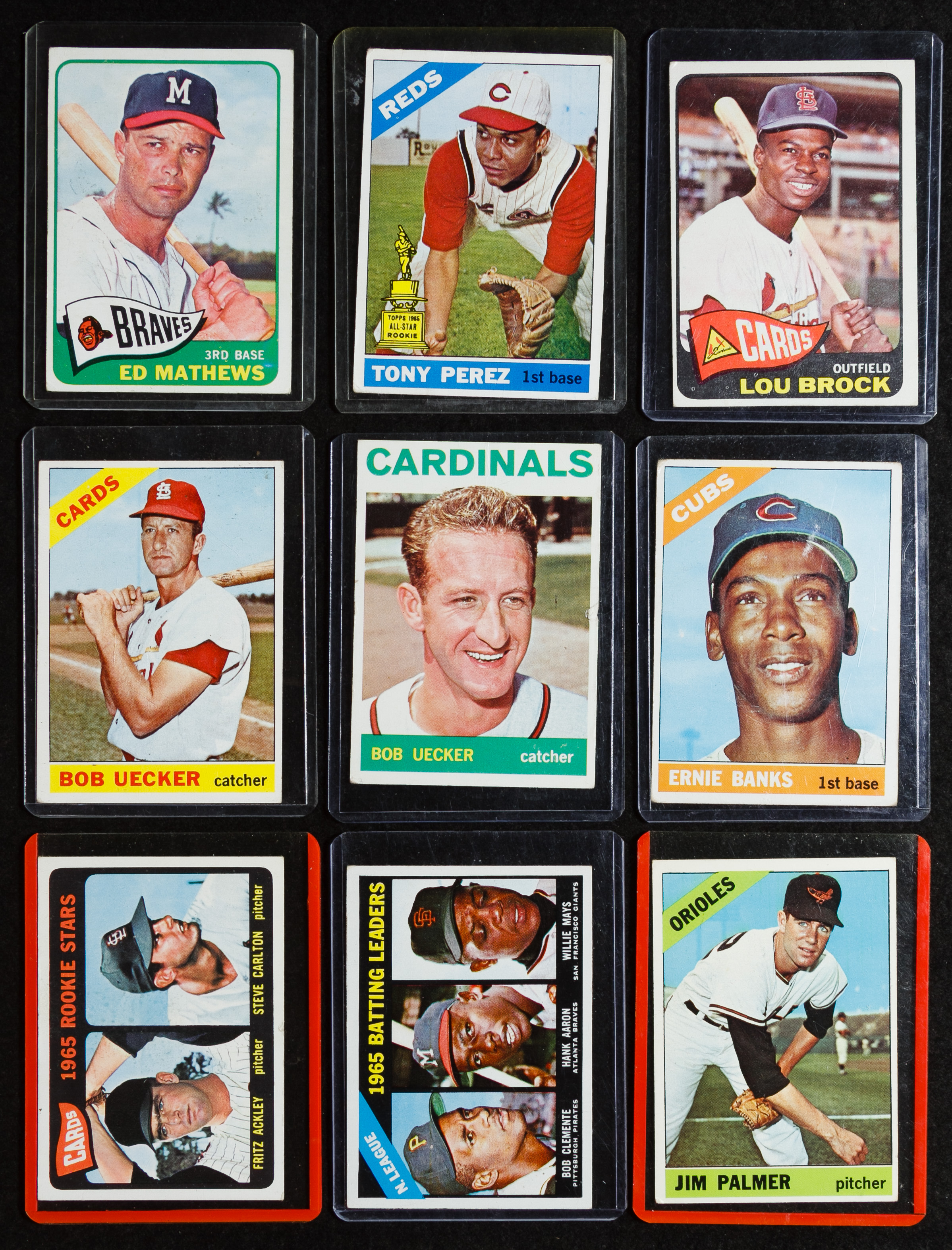 1960s Topps Baseball Card Assortment