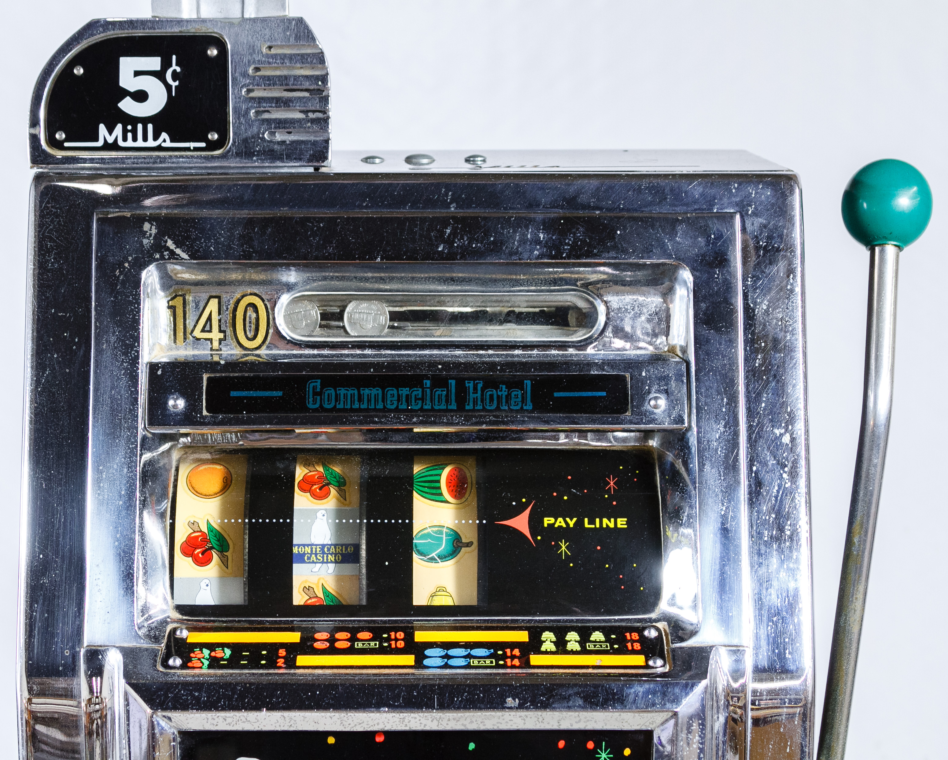 Mills 'Bell-O-Matic' 21-Bell 5c Slot Machine