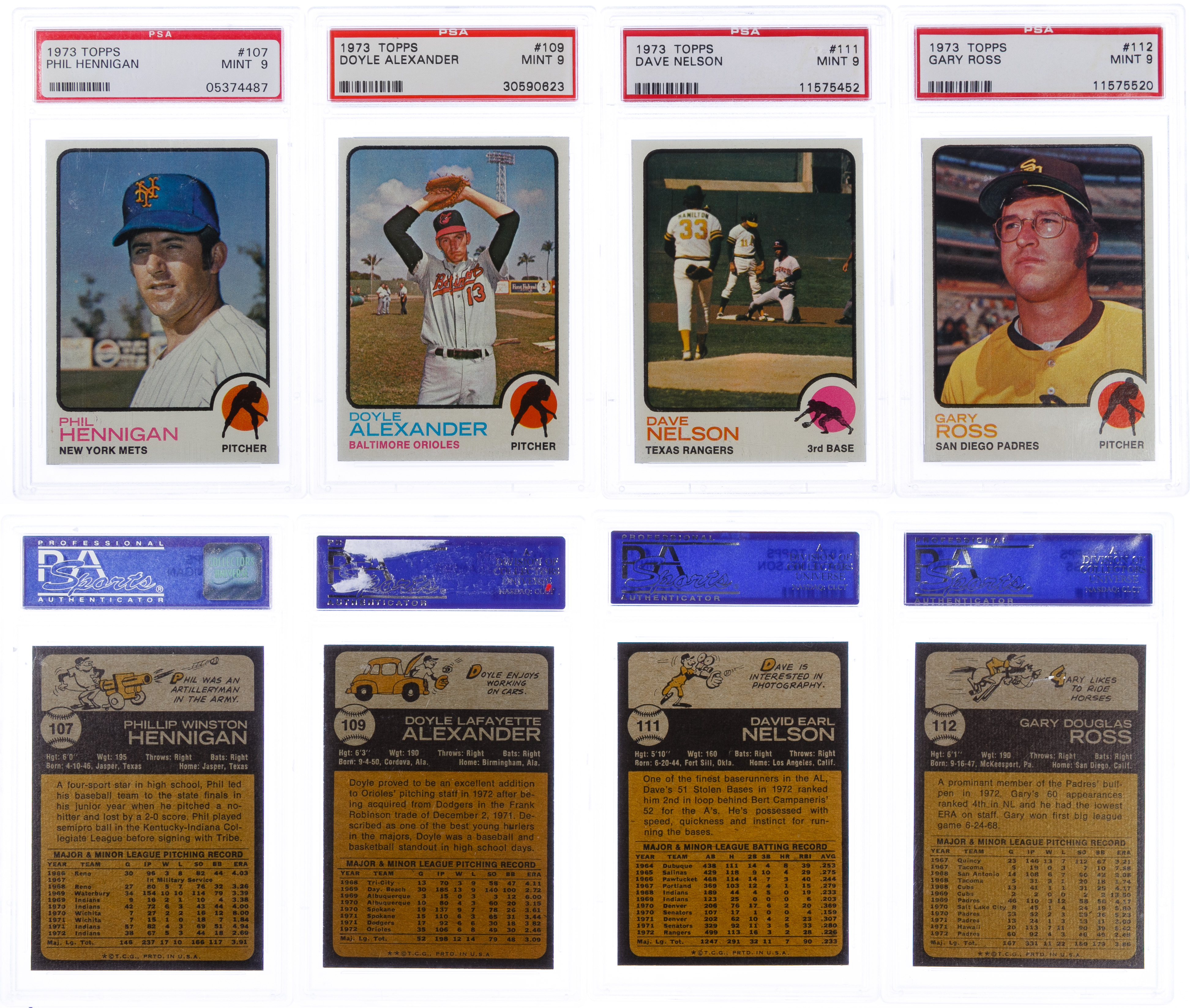 Topps Graded Baseball Card Assortment Psa 9 Mint
