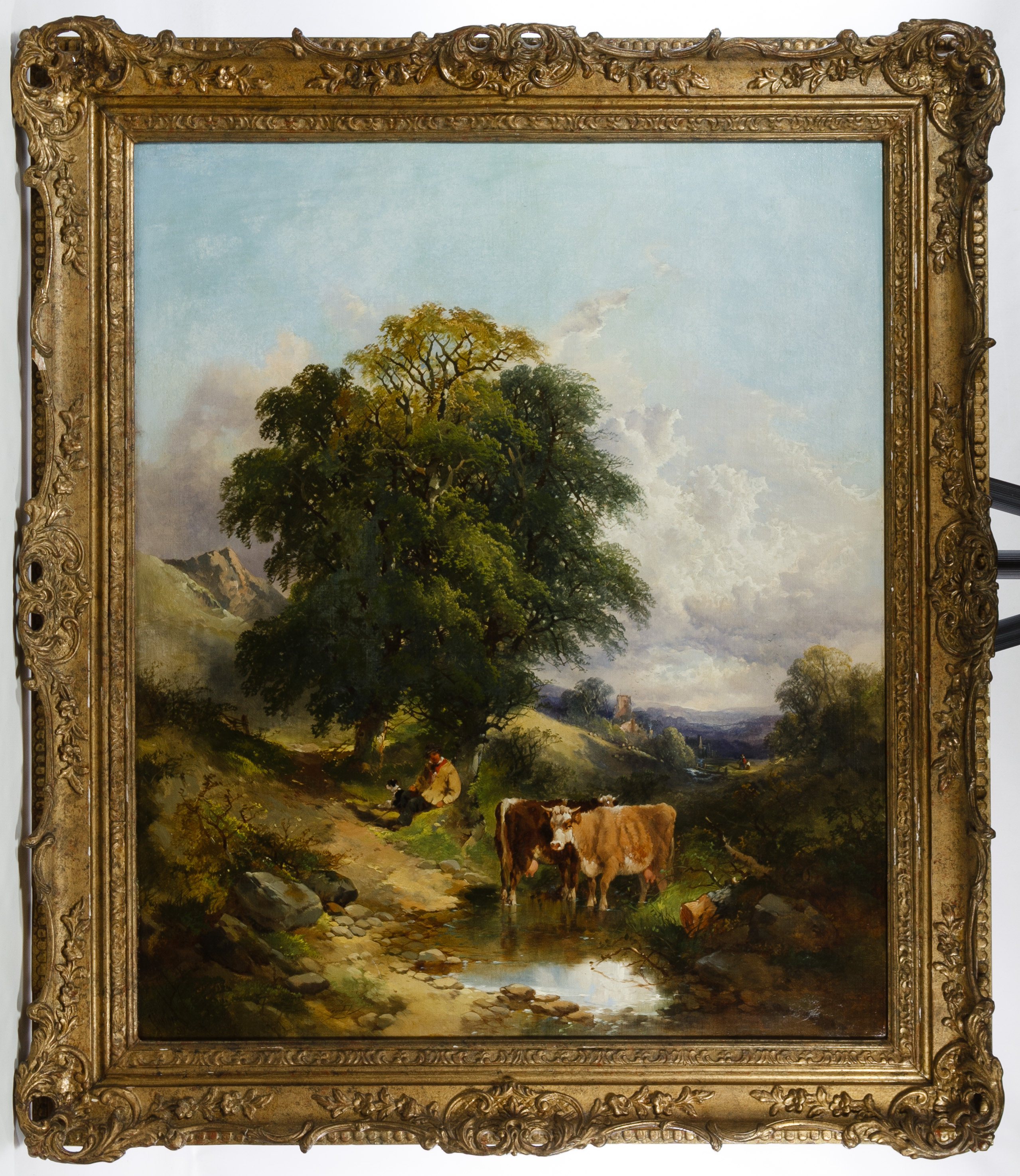 Joseph Horlor (British, 1809-1887) 'A Summer Landscape'