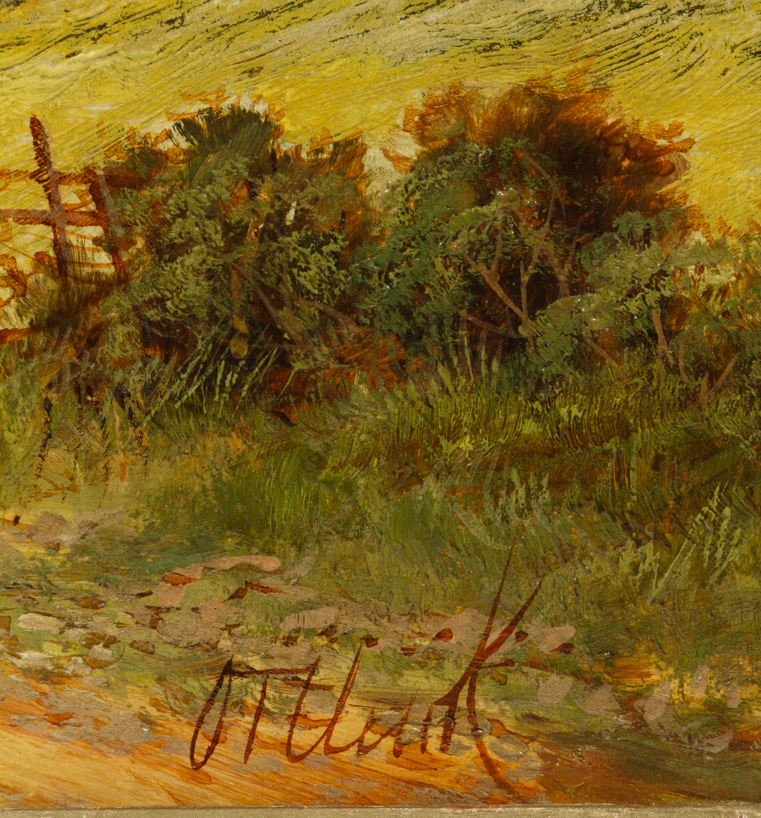 Octavius Thomas Clark (British, 1850-1921) Oil on