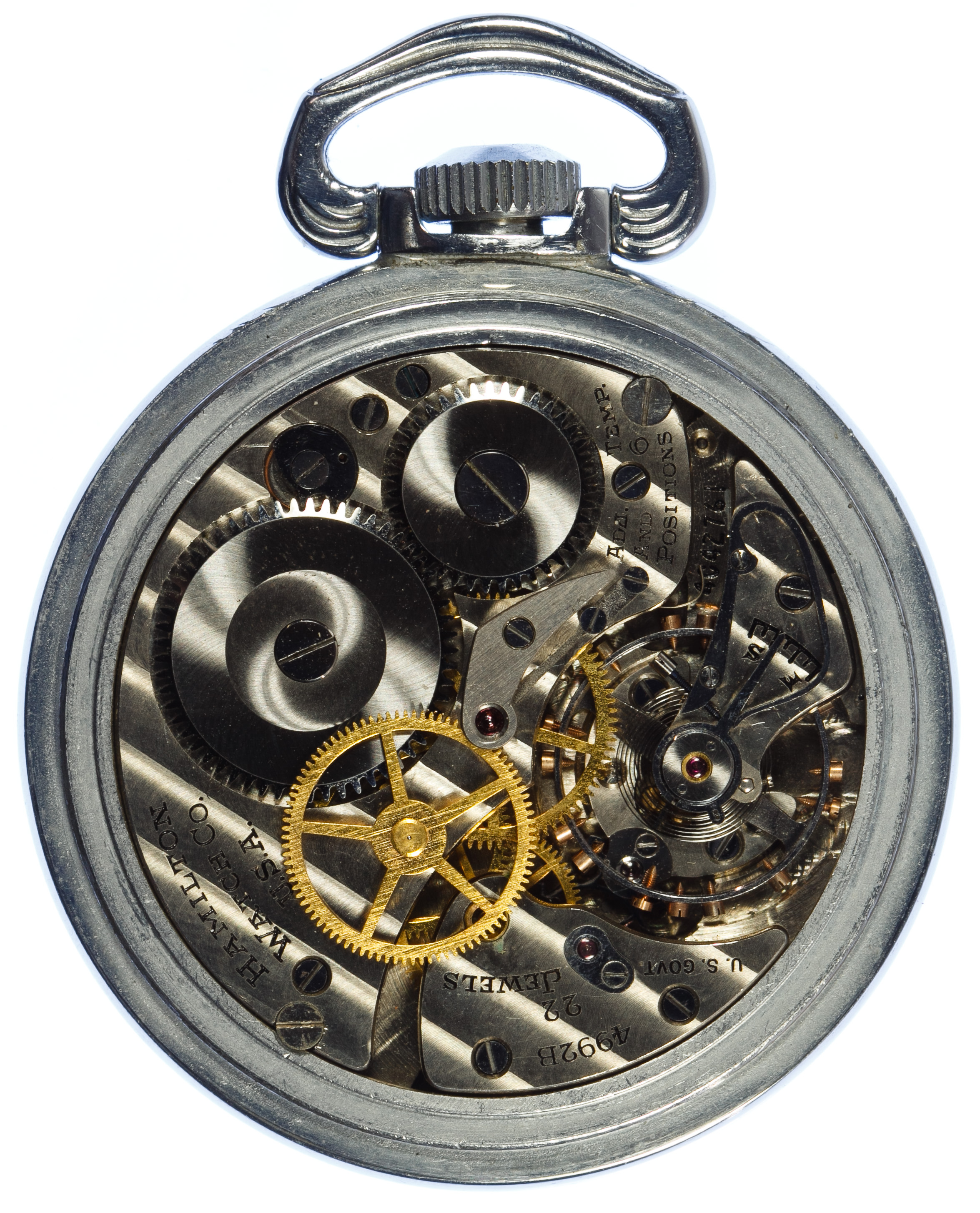 Hamilton GCT 4992B Navigation Pocket Watch