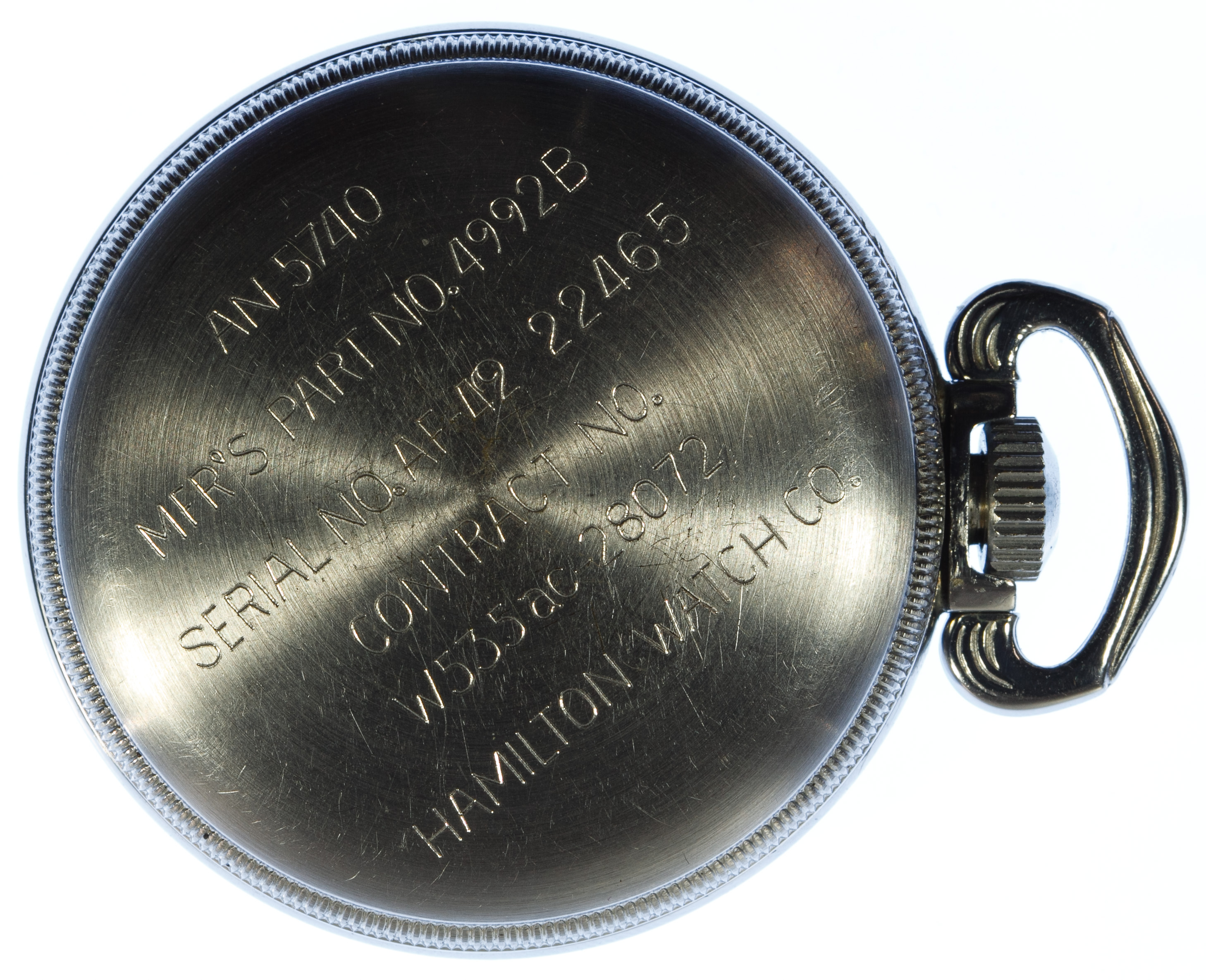 Hamilton GCT 4992B Navigation Pocket Watch