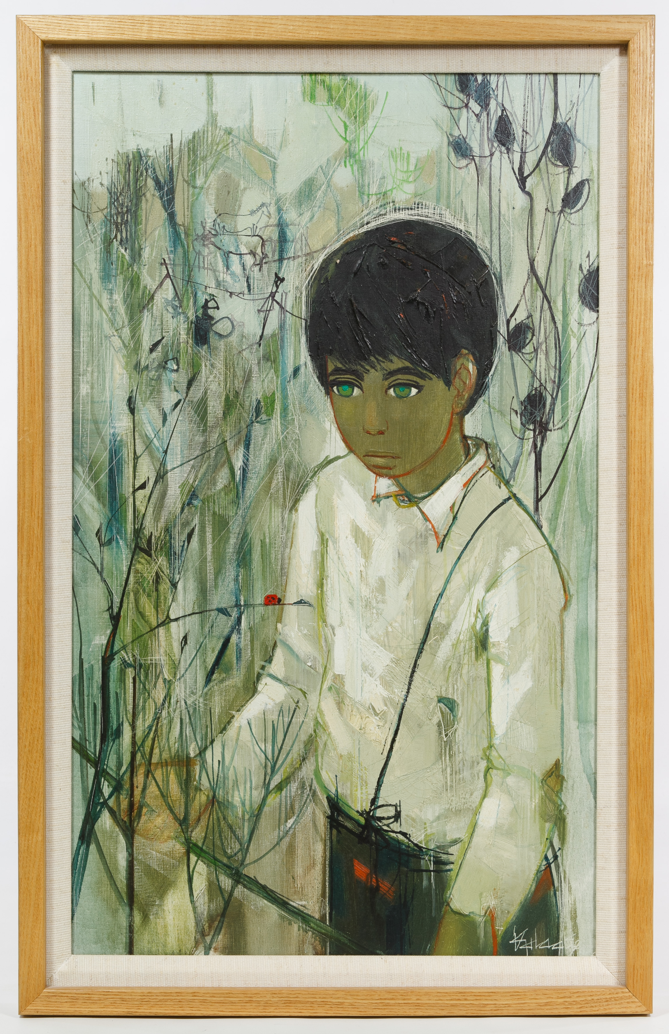 Jean Baptiste Valadie (French, b. 1933) 'Young Lady'