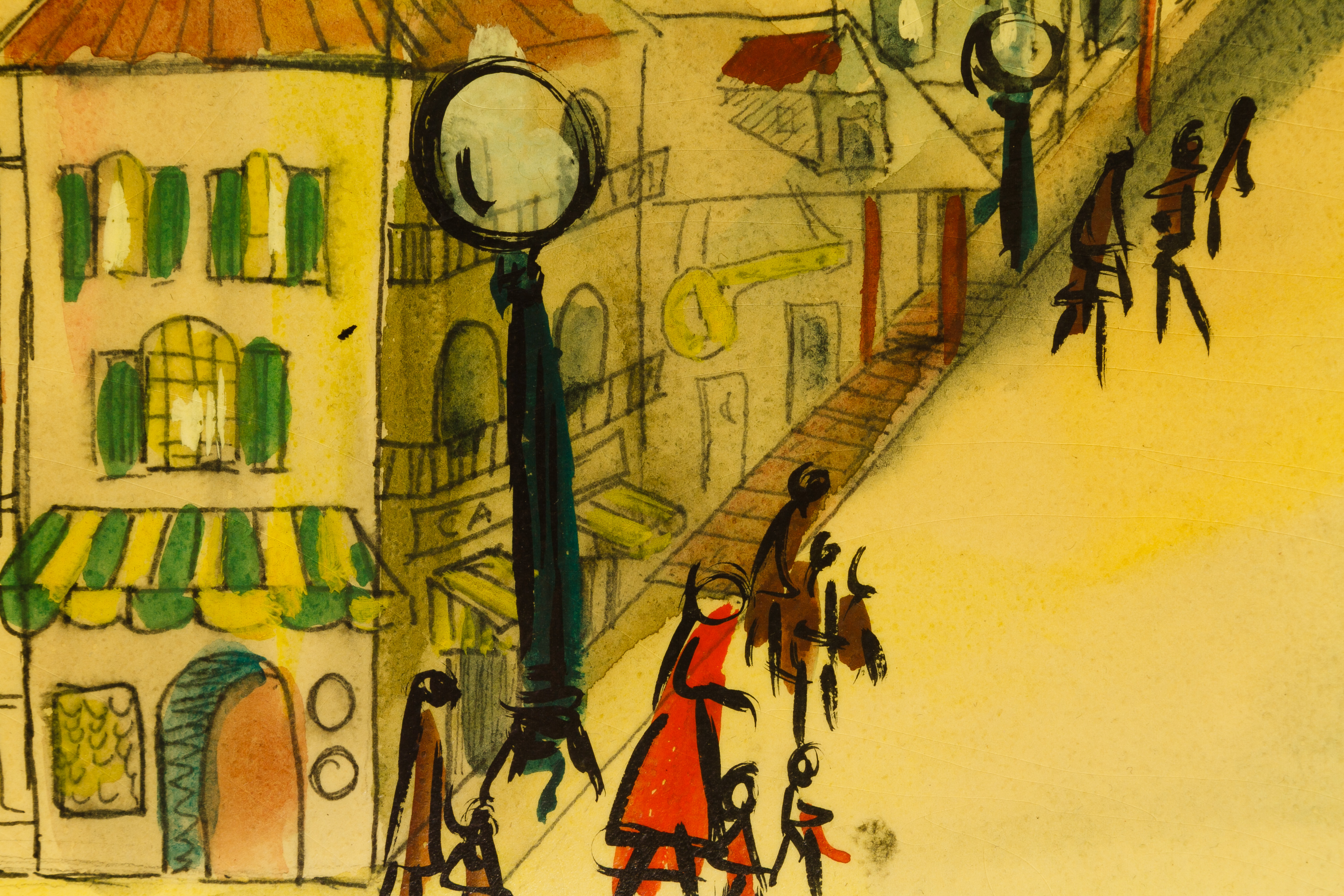 Allen Stringfellow (American, 1923-2004) Mixed Media on