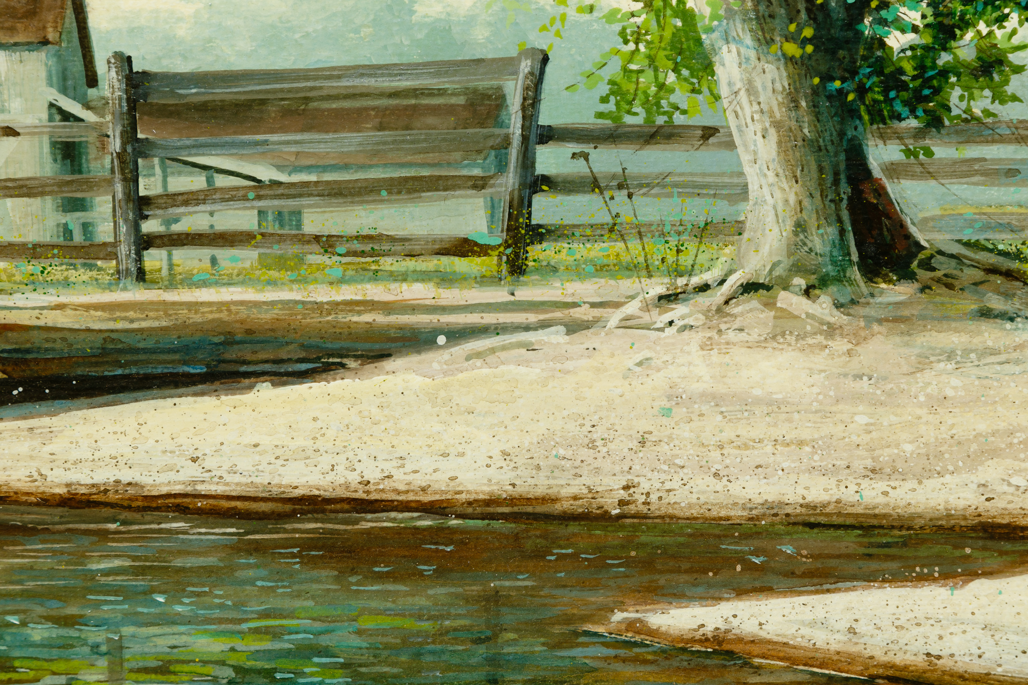 Wayne Cooper (American, b.1942) Oil on Panel