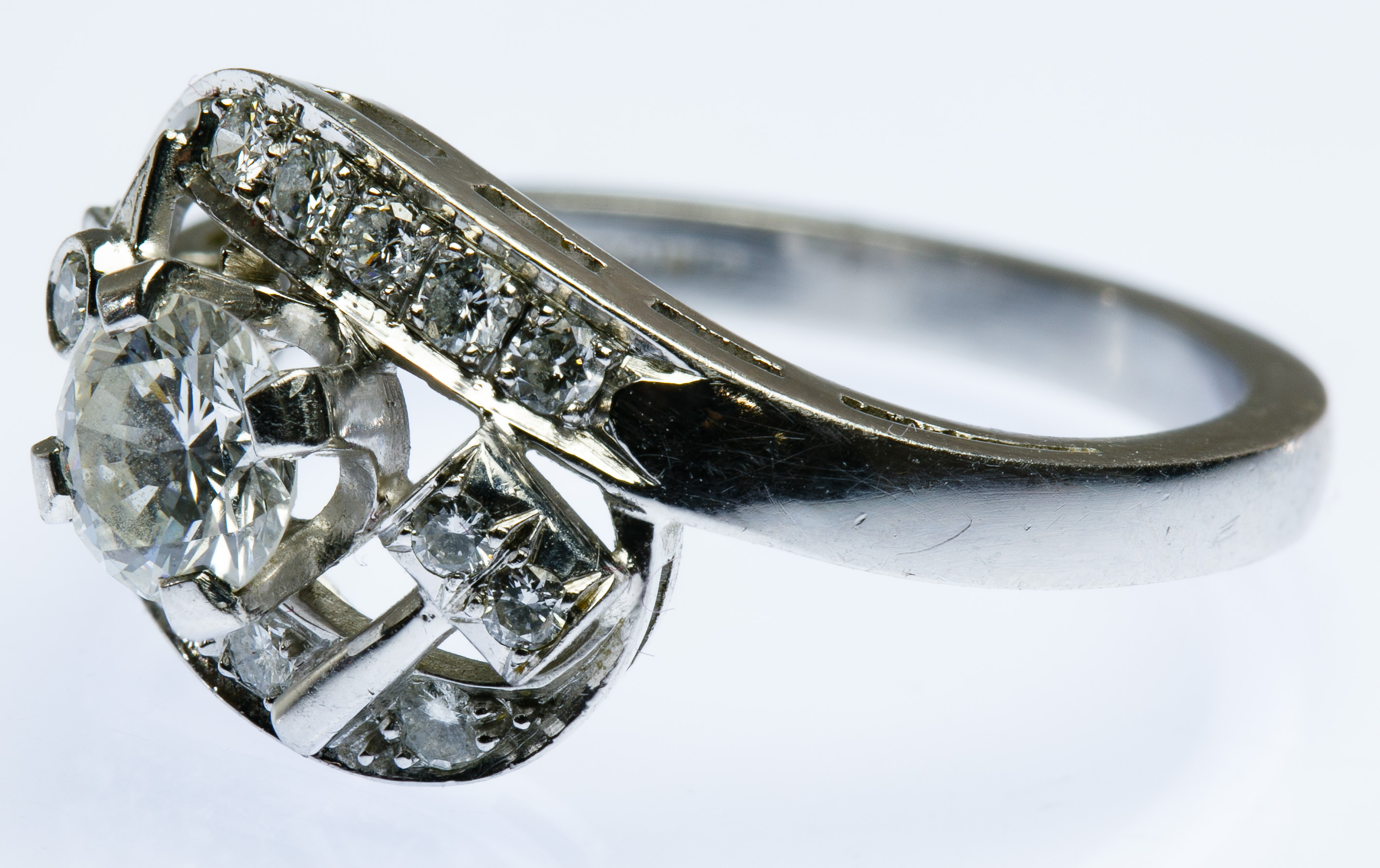 OES Masonic Platinum and Diamond Ring - Jan 21, 2018 | Leonard Auction ...