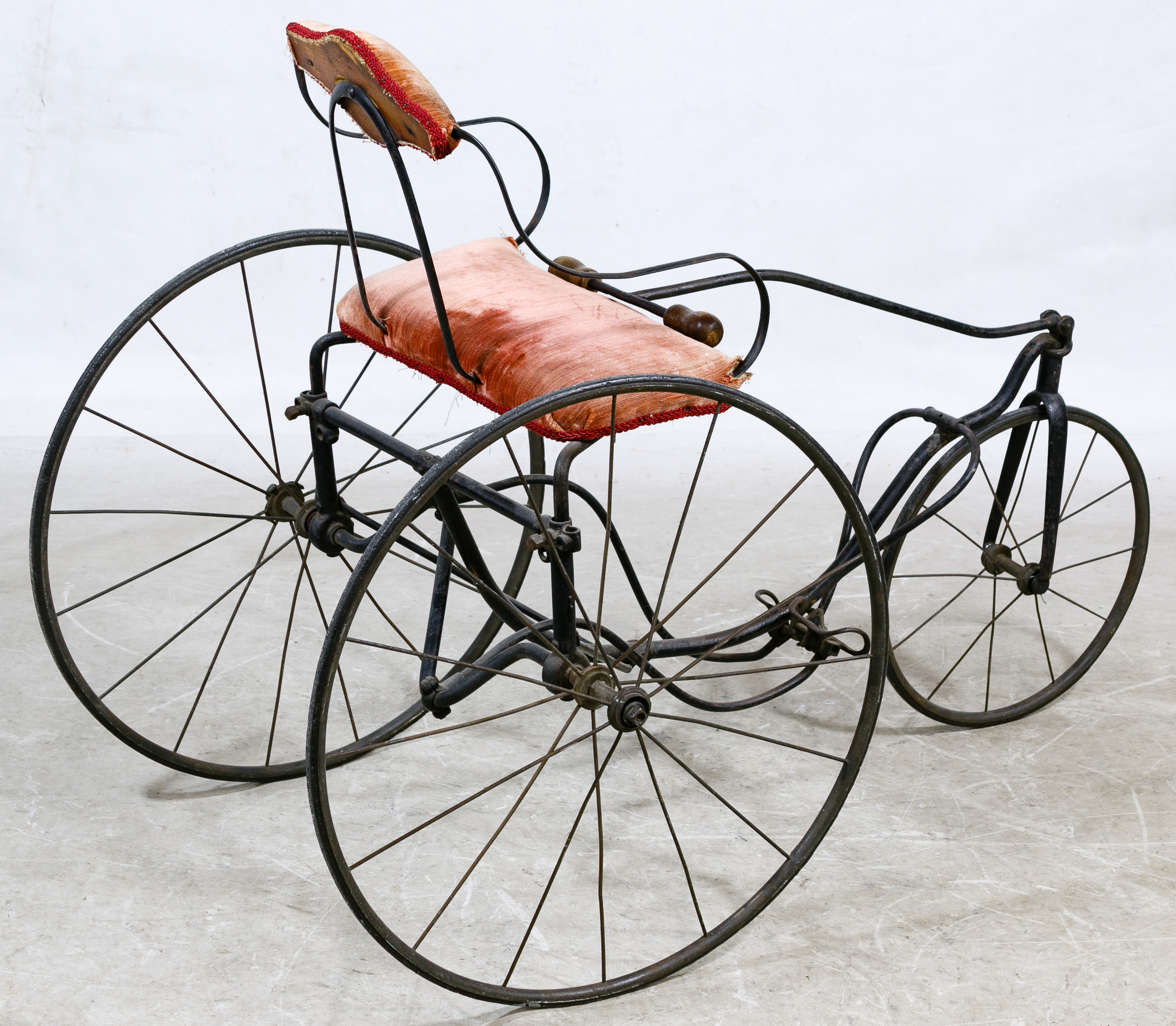 Victorian Wrought Iron Child-size Velocipede Tricycle