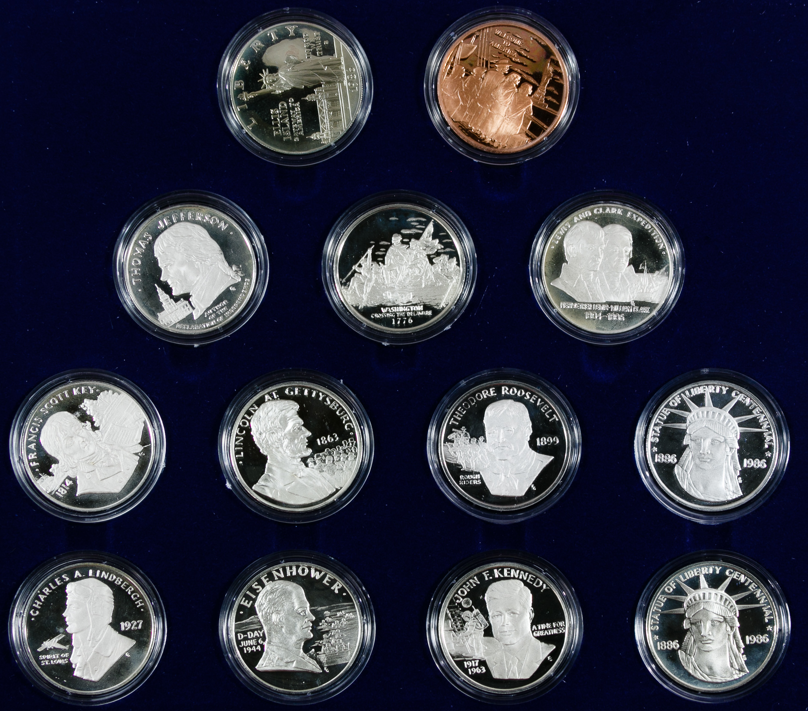 Statue of Liberty Centennial Silver Proof Collection