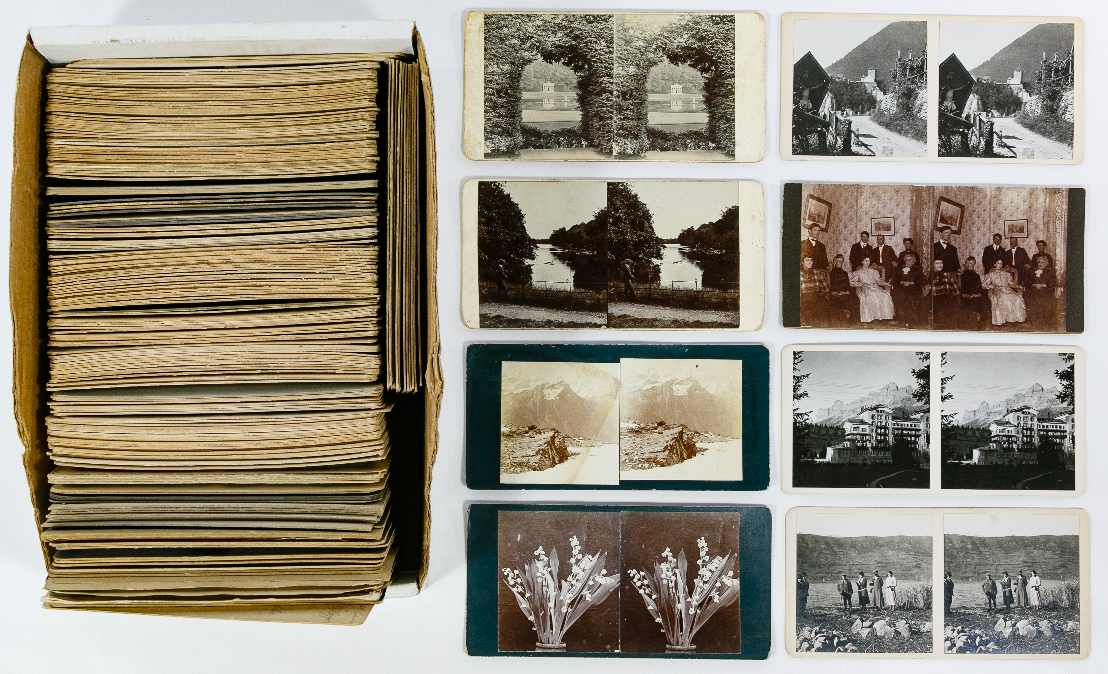 Hand Made Stereoview Card, Photograph and Postcard