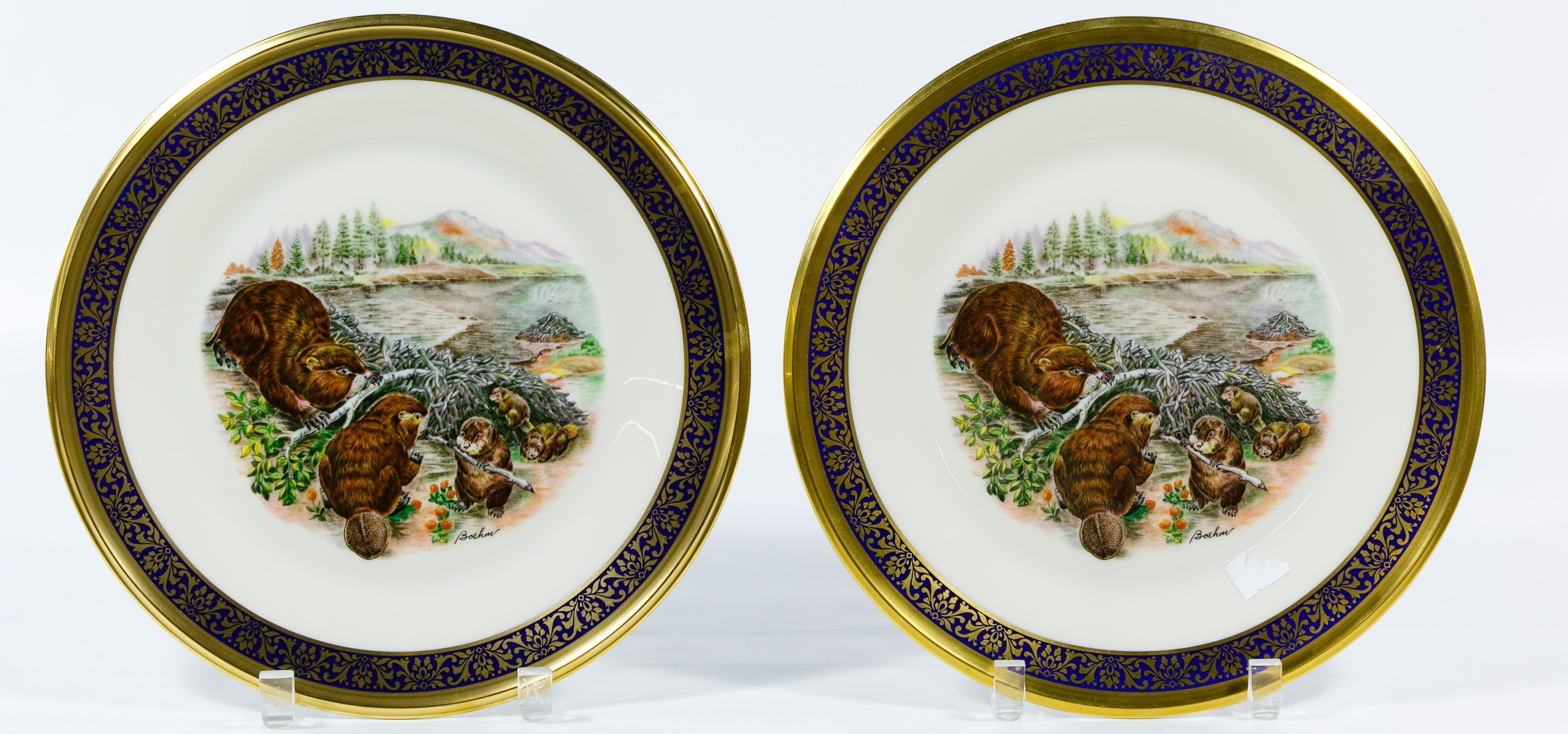 Lenox 'Woodland Wildlife' Plates by Boehm