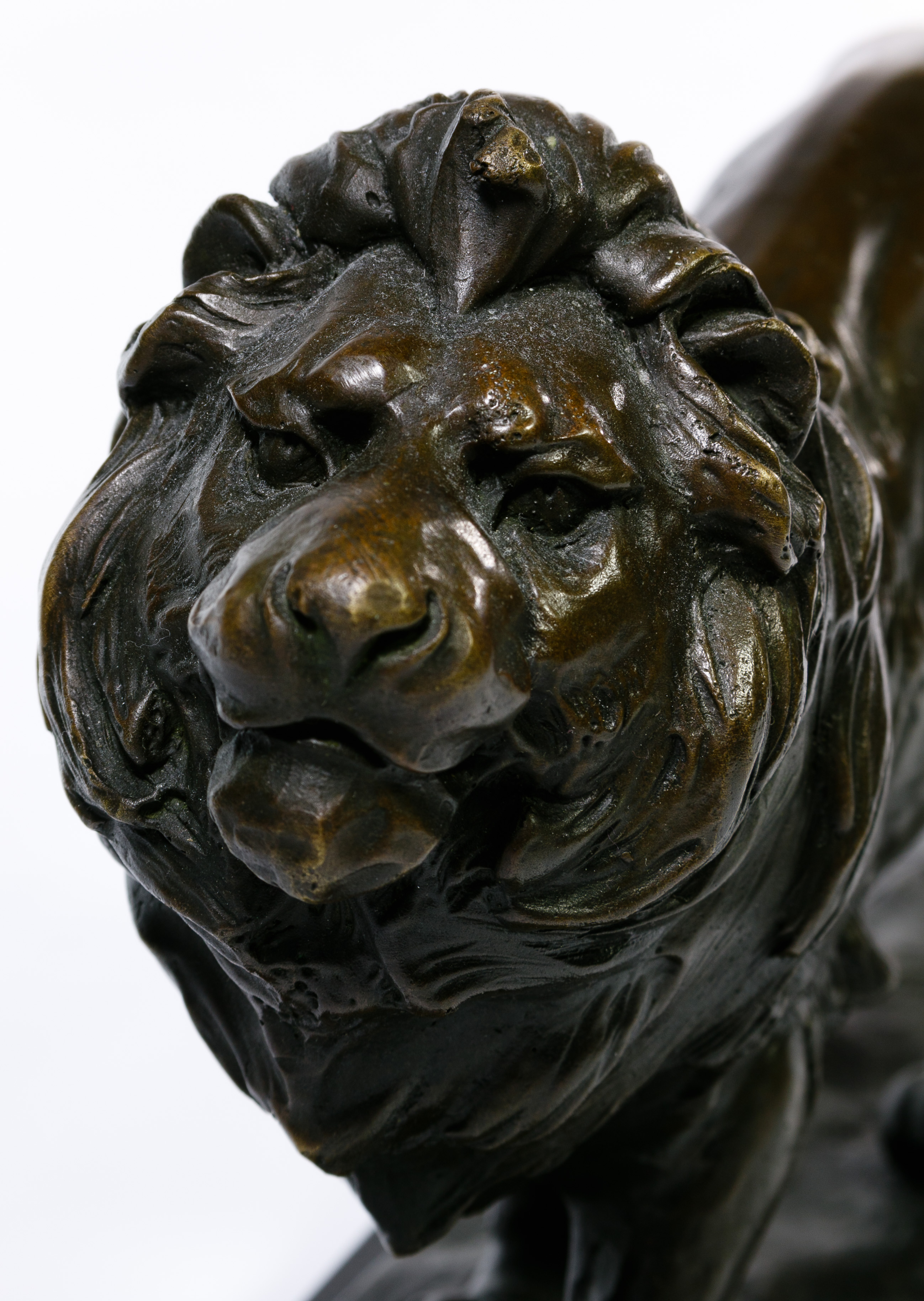 Milo Martin (Swiss, 1893-1970) 'Lion' Bronze Statue
