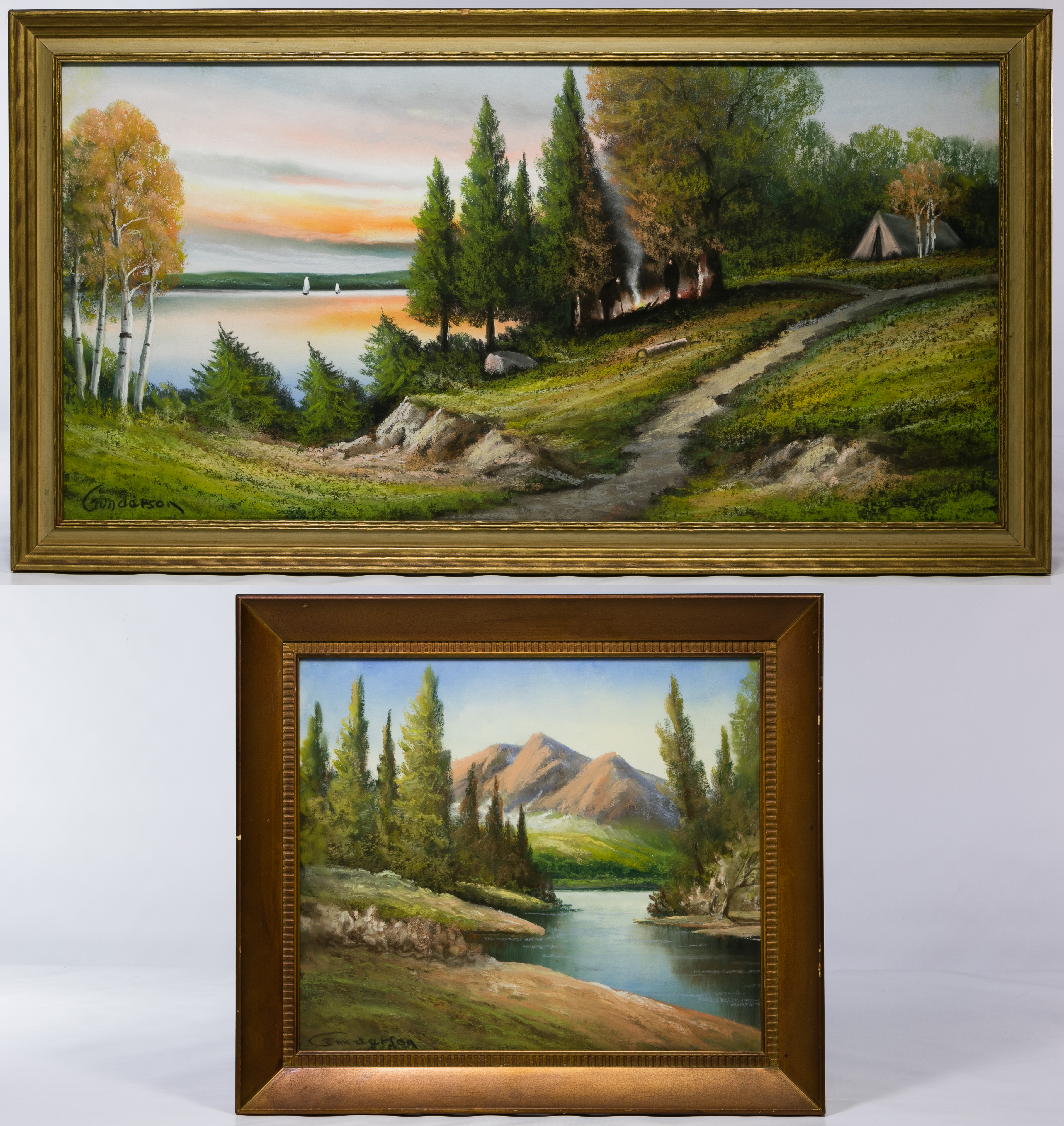 Andrew Severin Gunderson (American, 1898-1964) Pastels