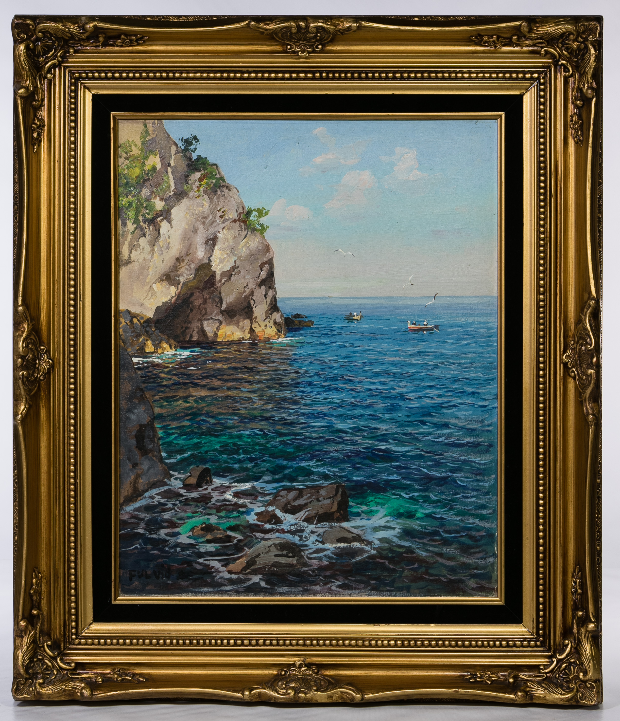Fulvio Di Sorrento (Italian, 20th Century) 'Seascape'