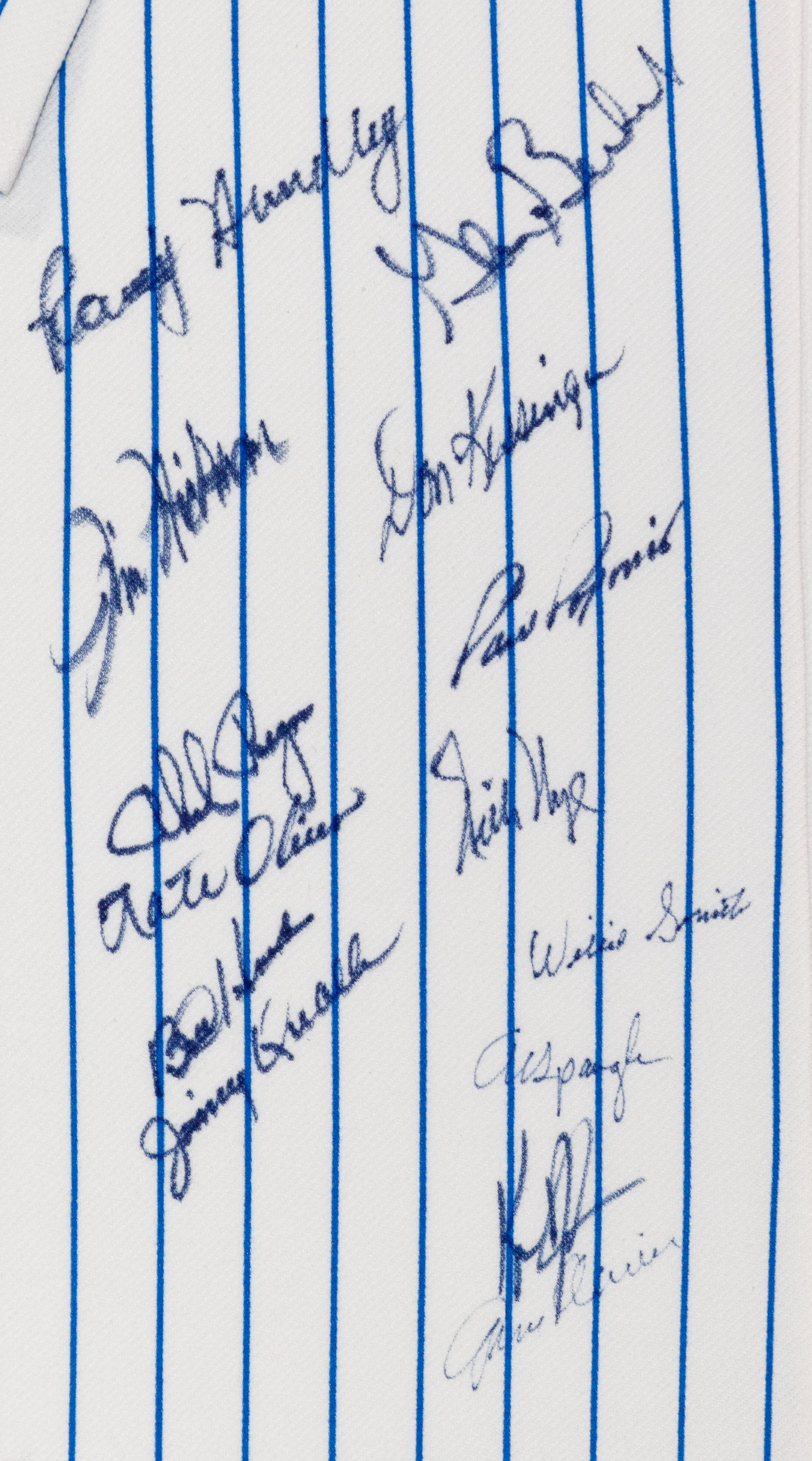 1969 Chicago Cubs Team Signed Jersey