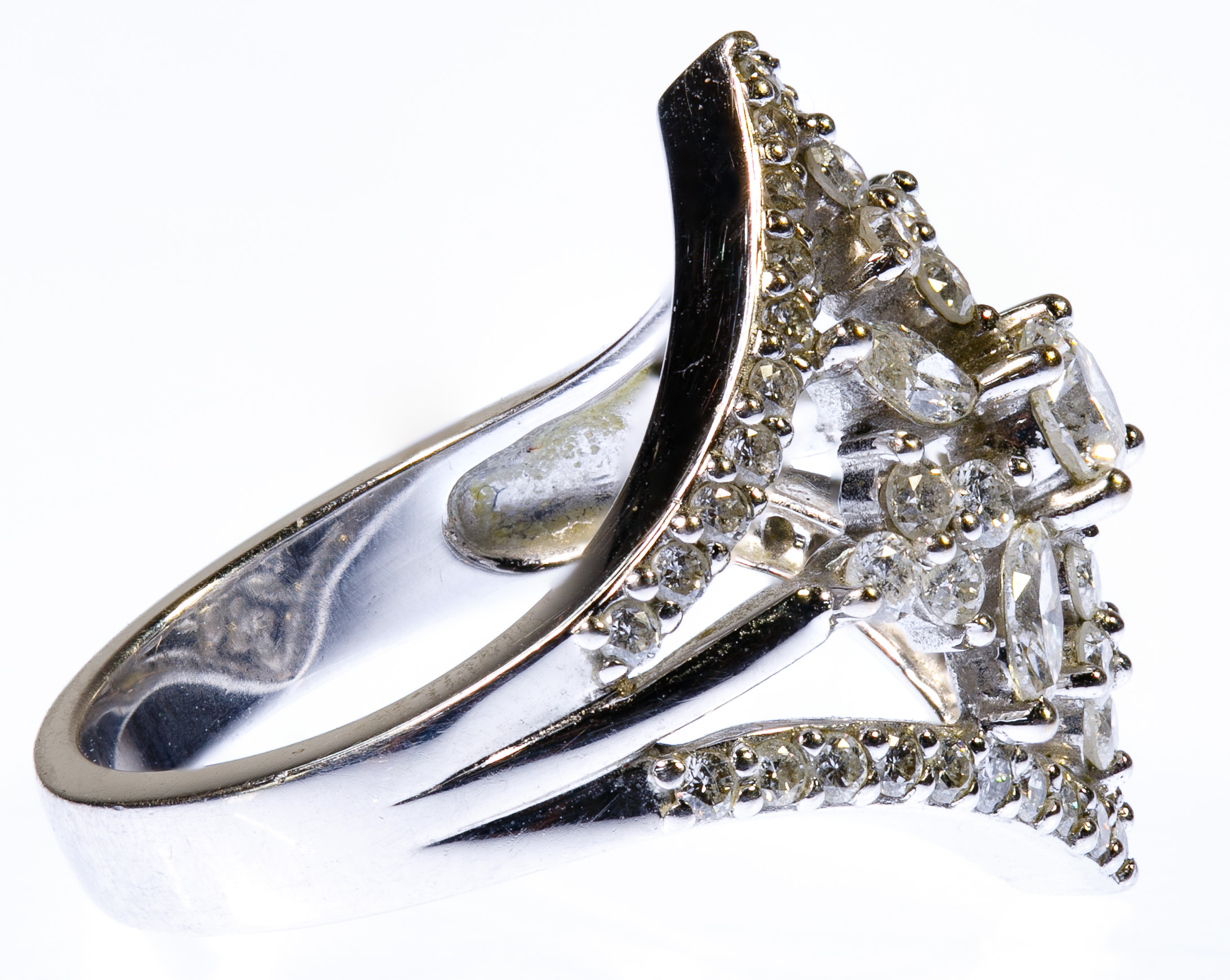 Christian Bernard 18k White Gold and Diamond Ring - May 20, 2018 ...