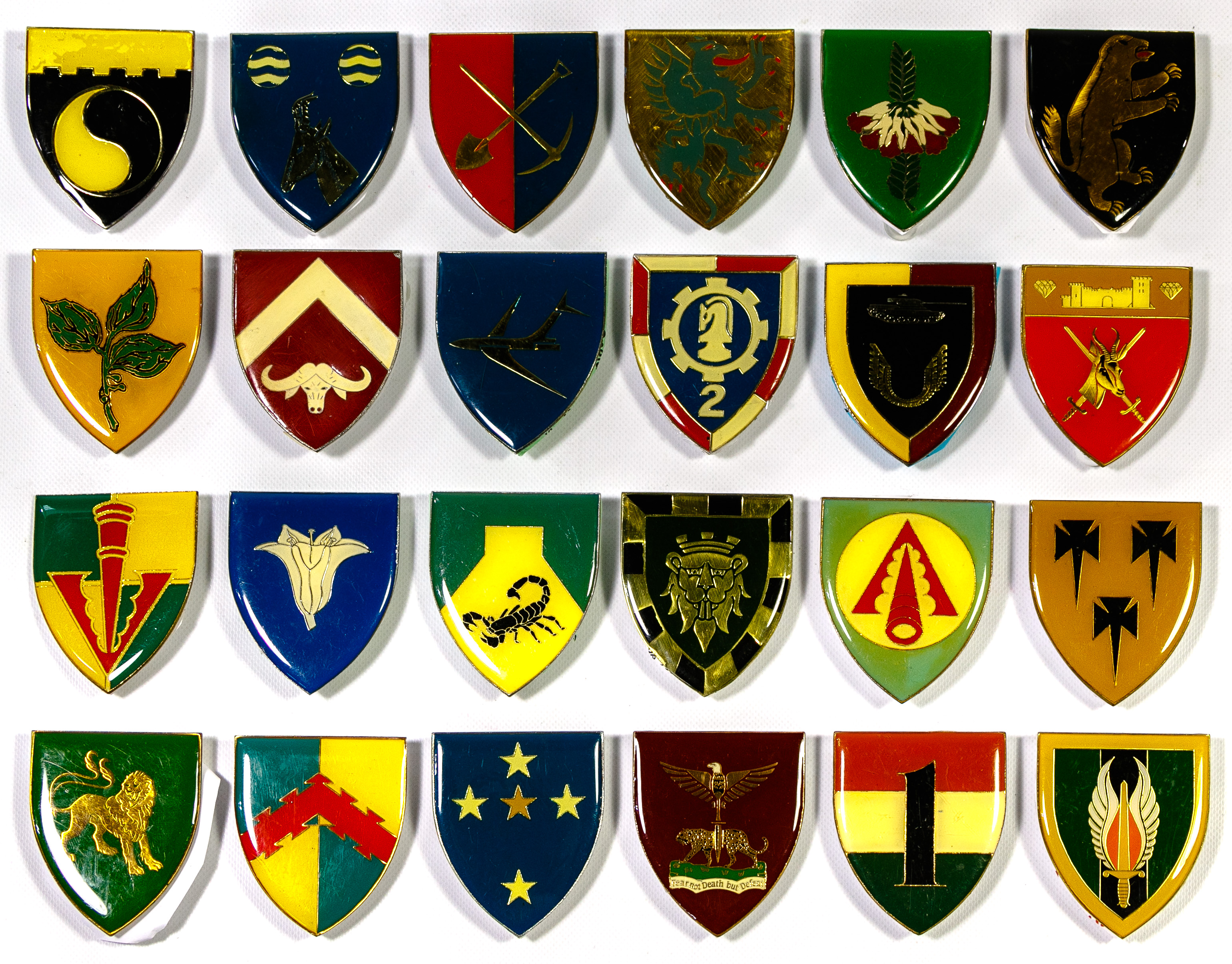 South African Arm Shield Assortment