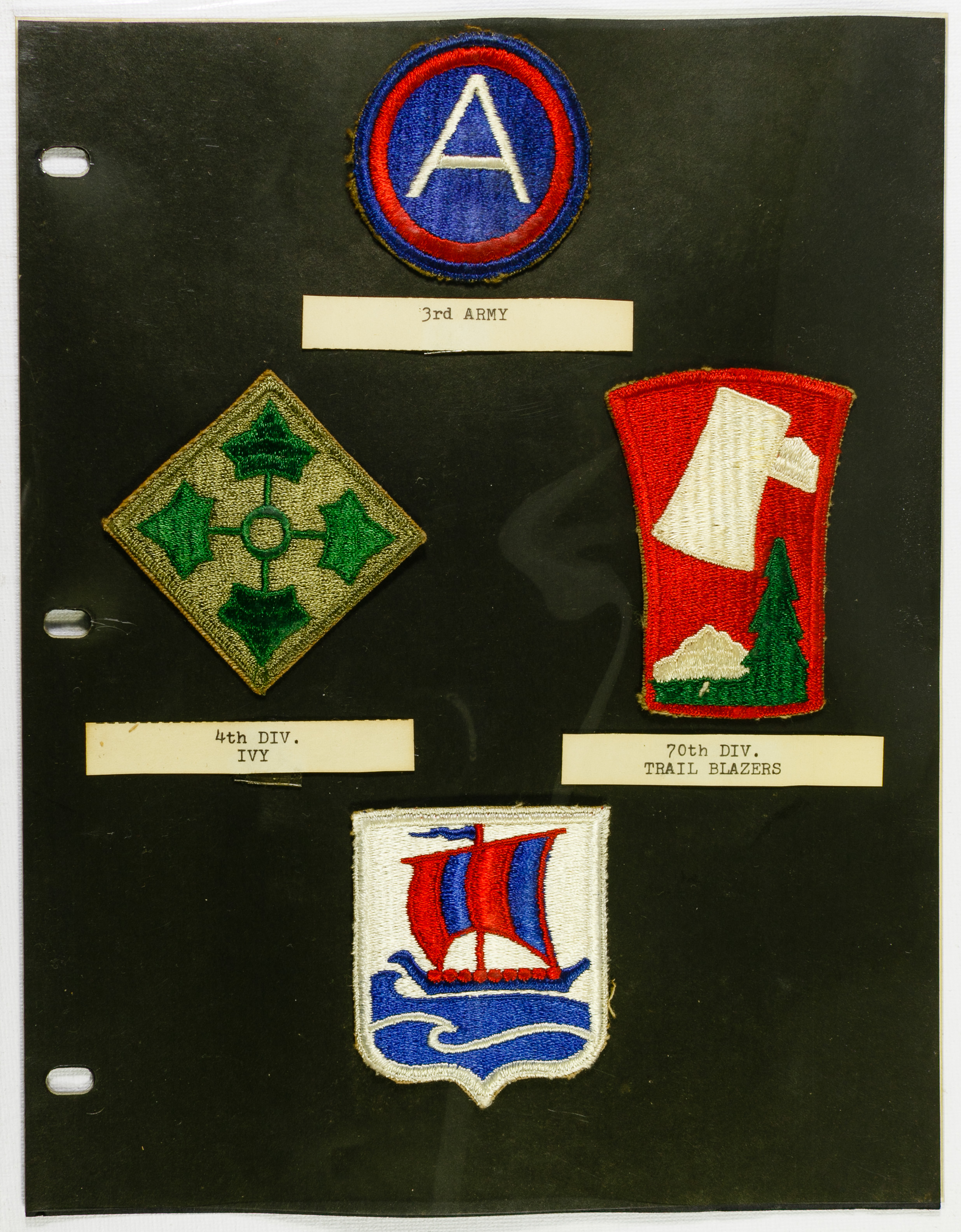 World War II and Post War Allied Patch Assortment