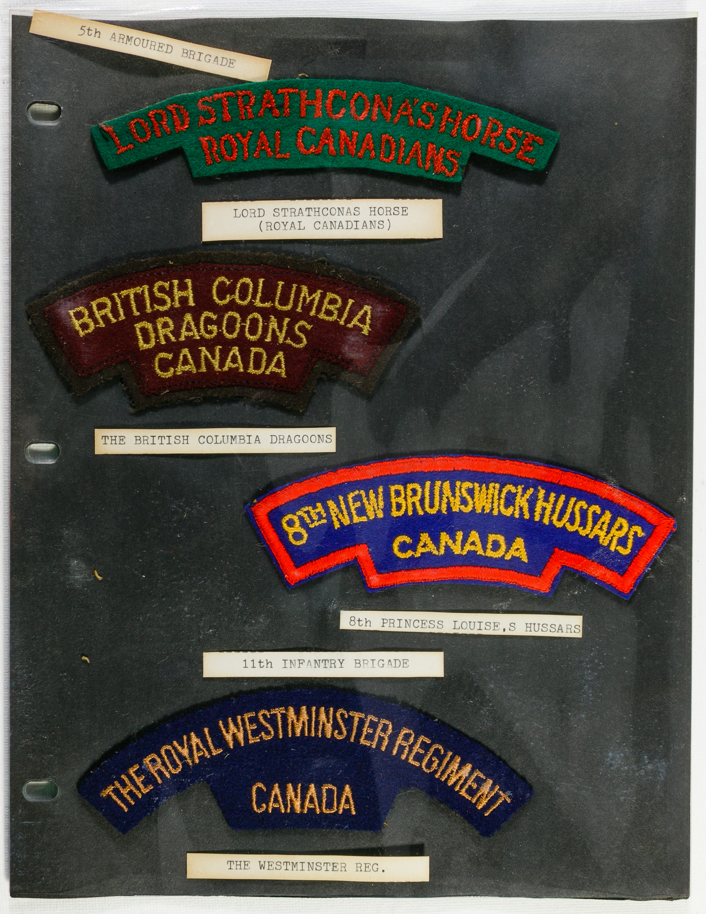 World War II and Later Military Patch Assortment