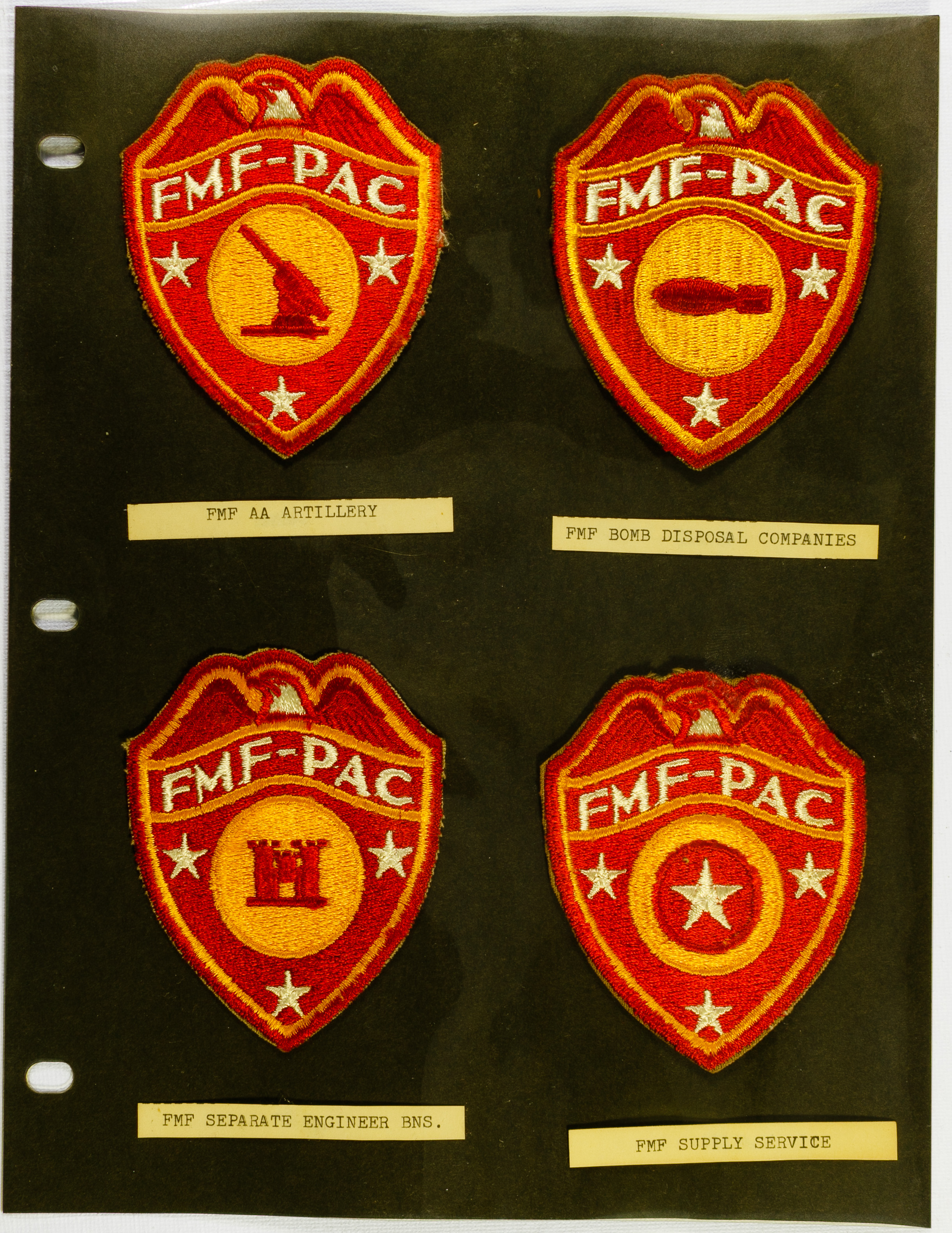 World War II and Later Military Patch Assortment