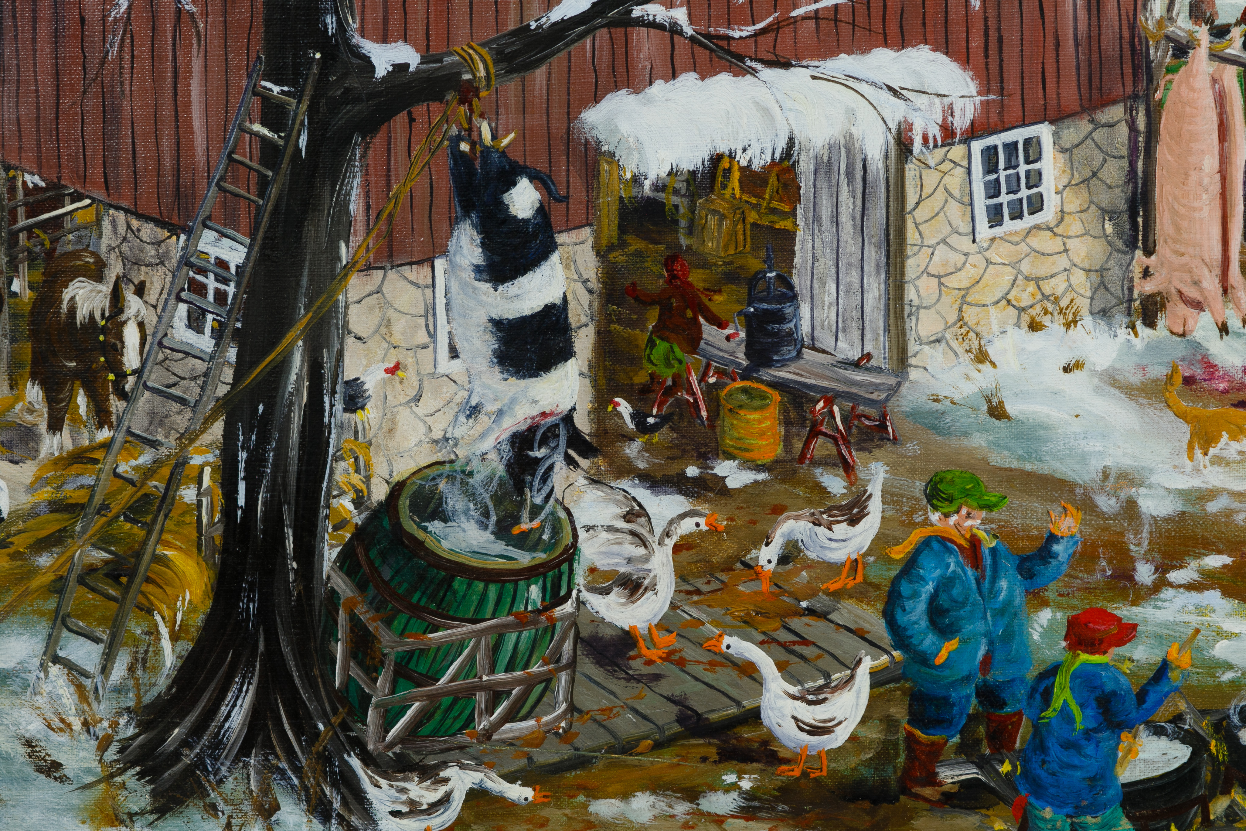 Gerald Lee Nees (American, b.1938) Acrylic on Board