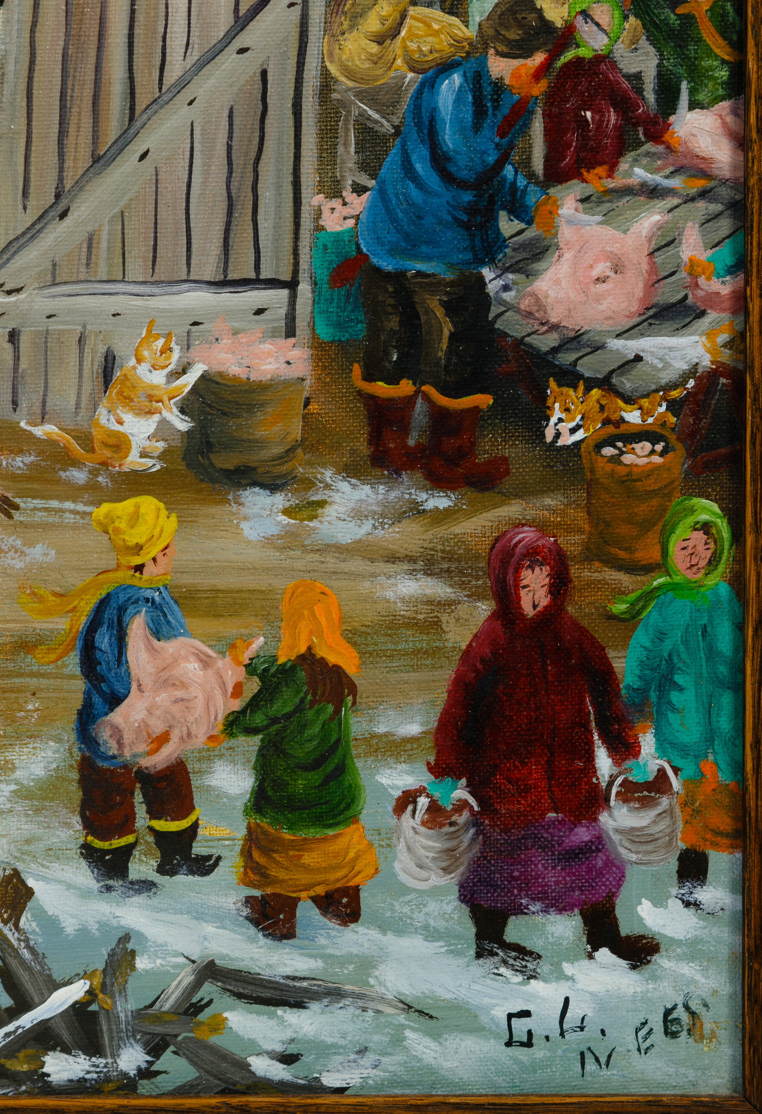 Gerald Lee Nees (American, b.1938) Acrylic on Board