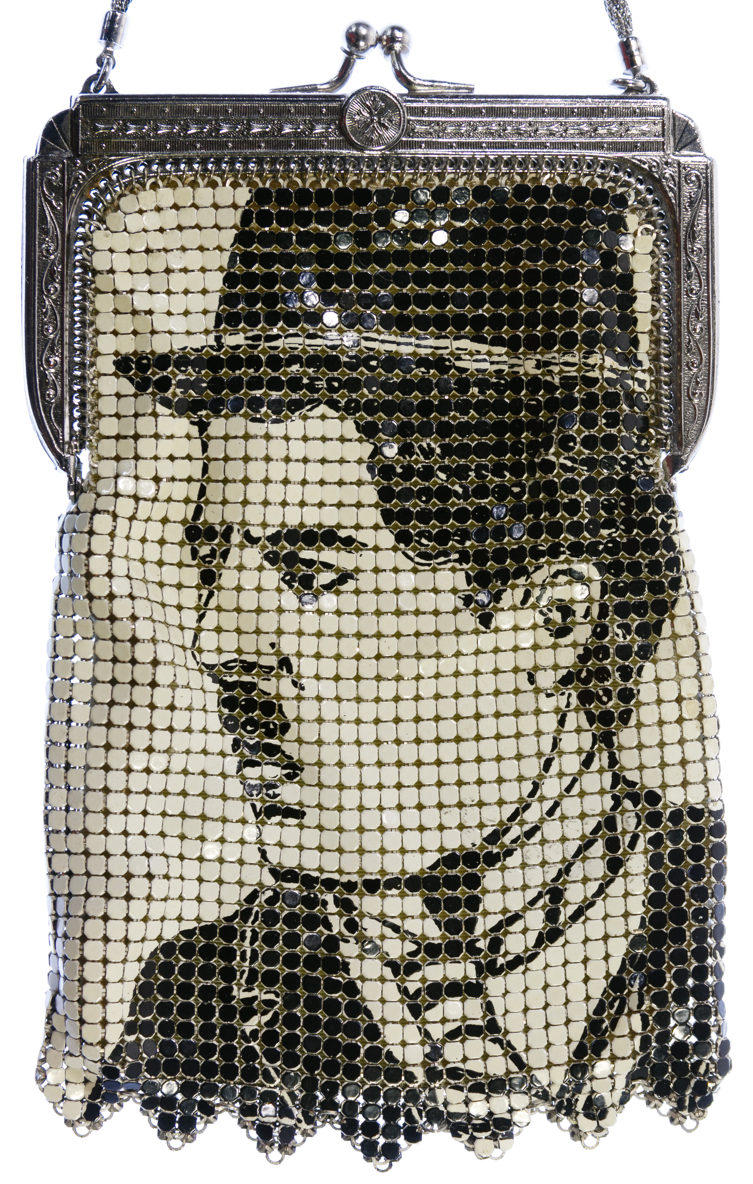 Whiting and Davis 'Charlie Chaplin' Mesh Purse
