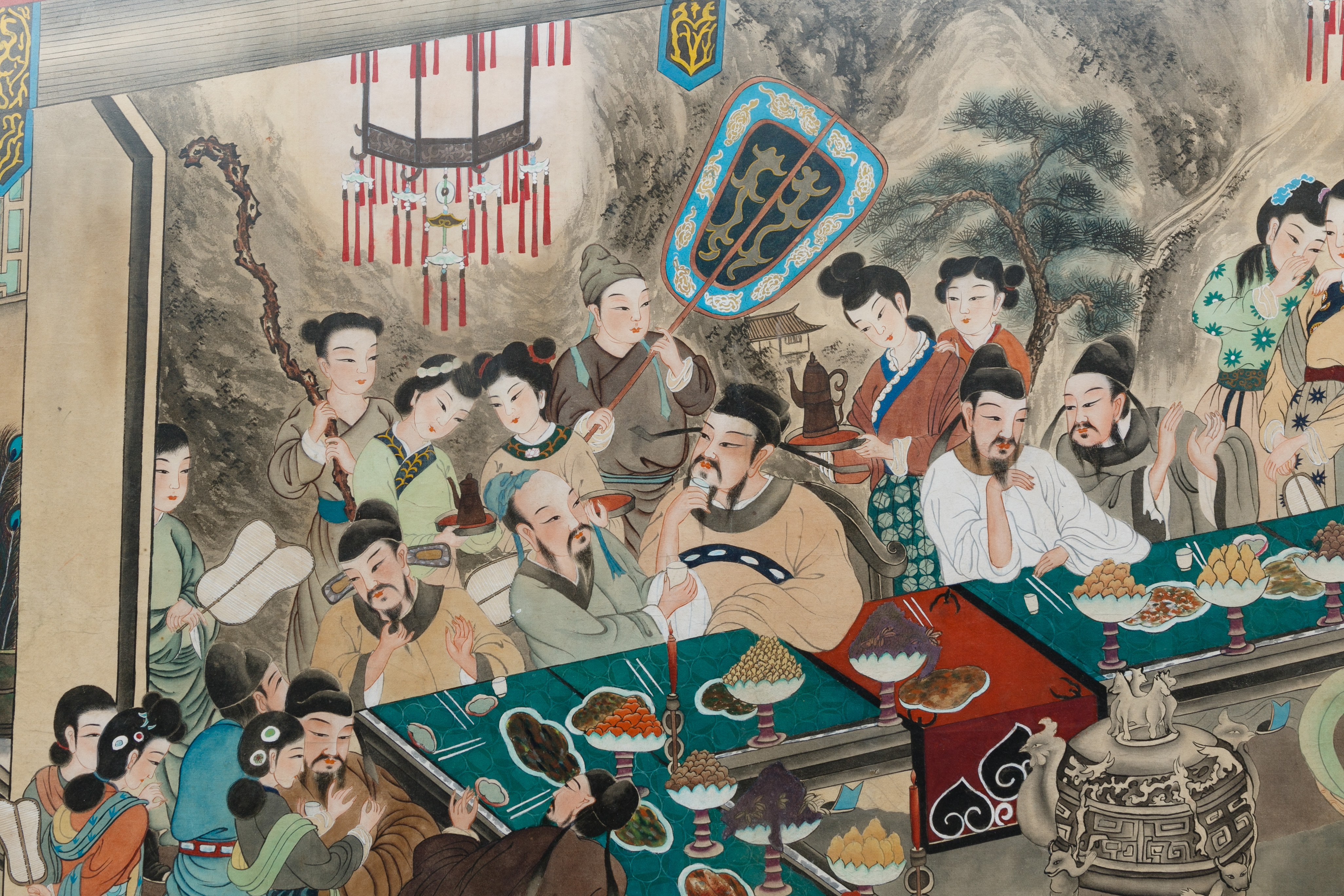 Traditional Chinese Realistic 'Gathering House'