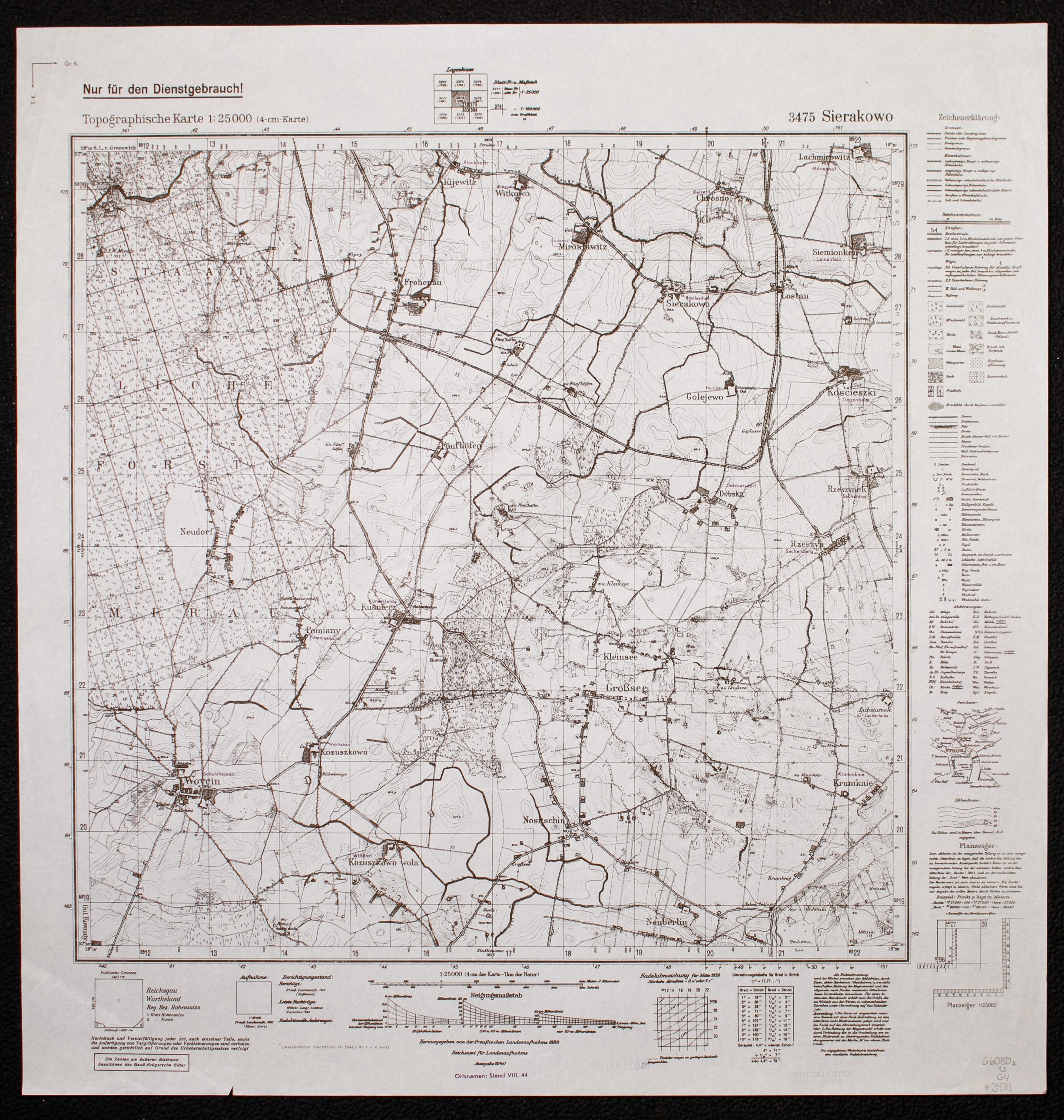 World War II Captured German Service Maps