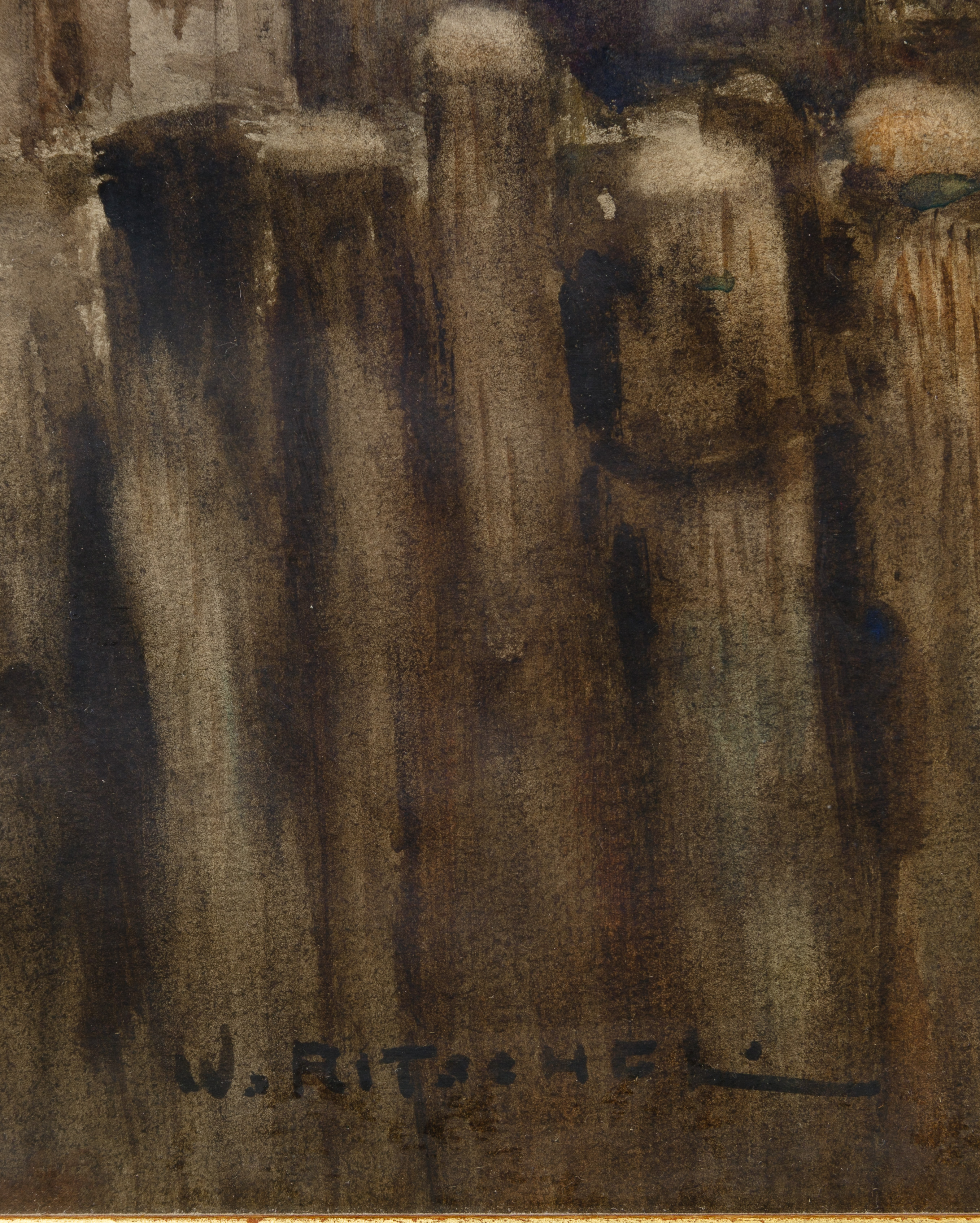 William Ritschel (American, 1864-1949) Watercolor