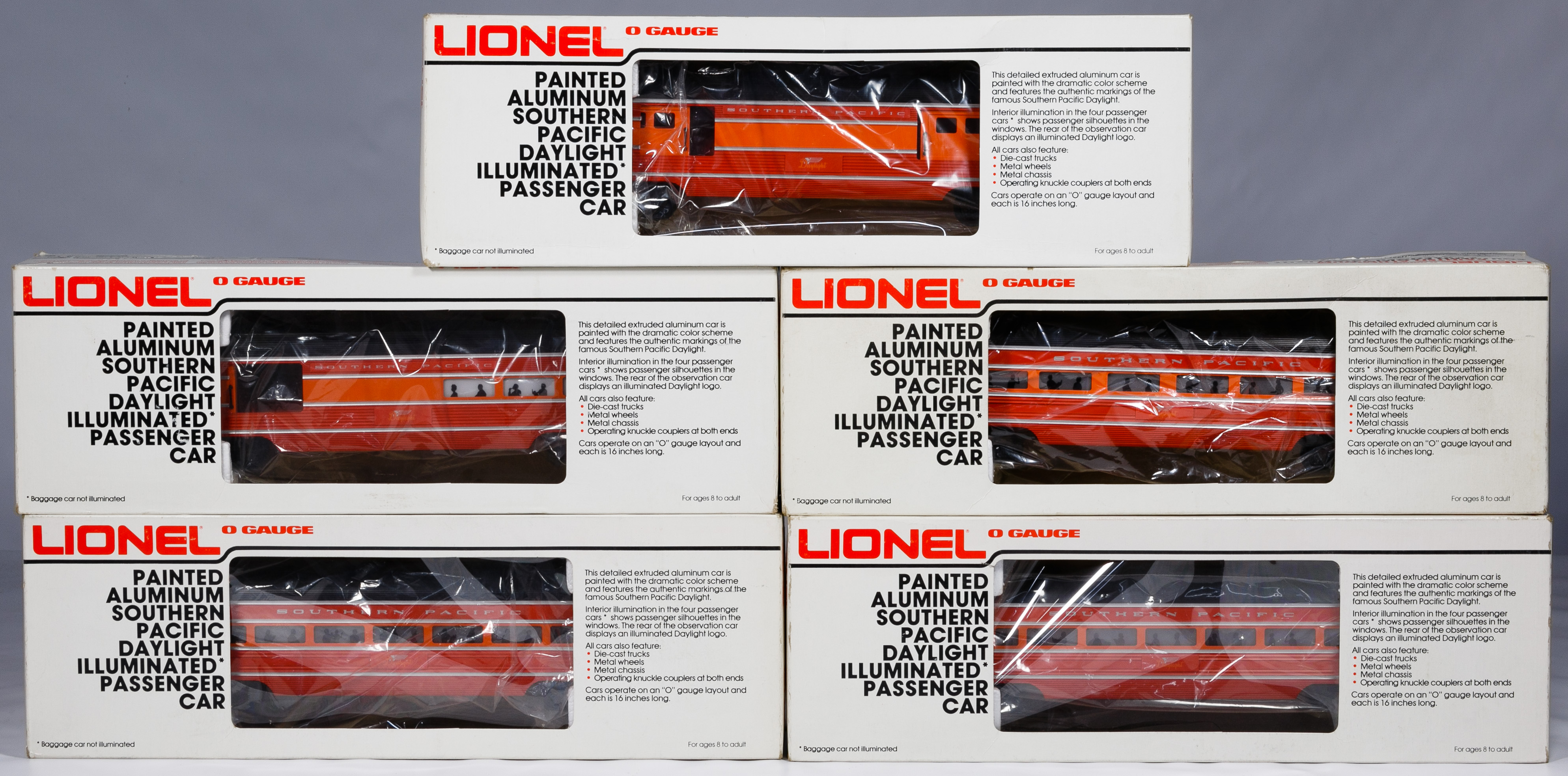 Lionel Southern Pacific Daylight Model Train Passenger