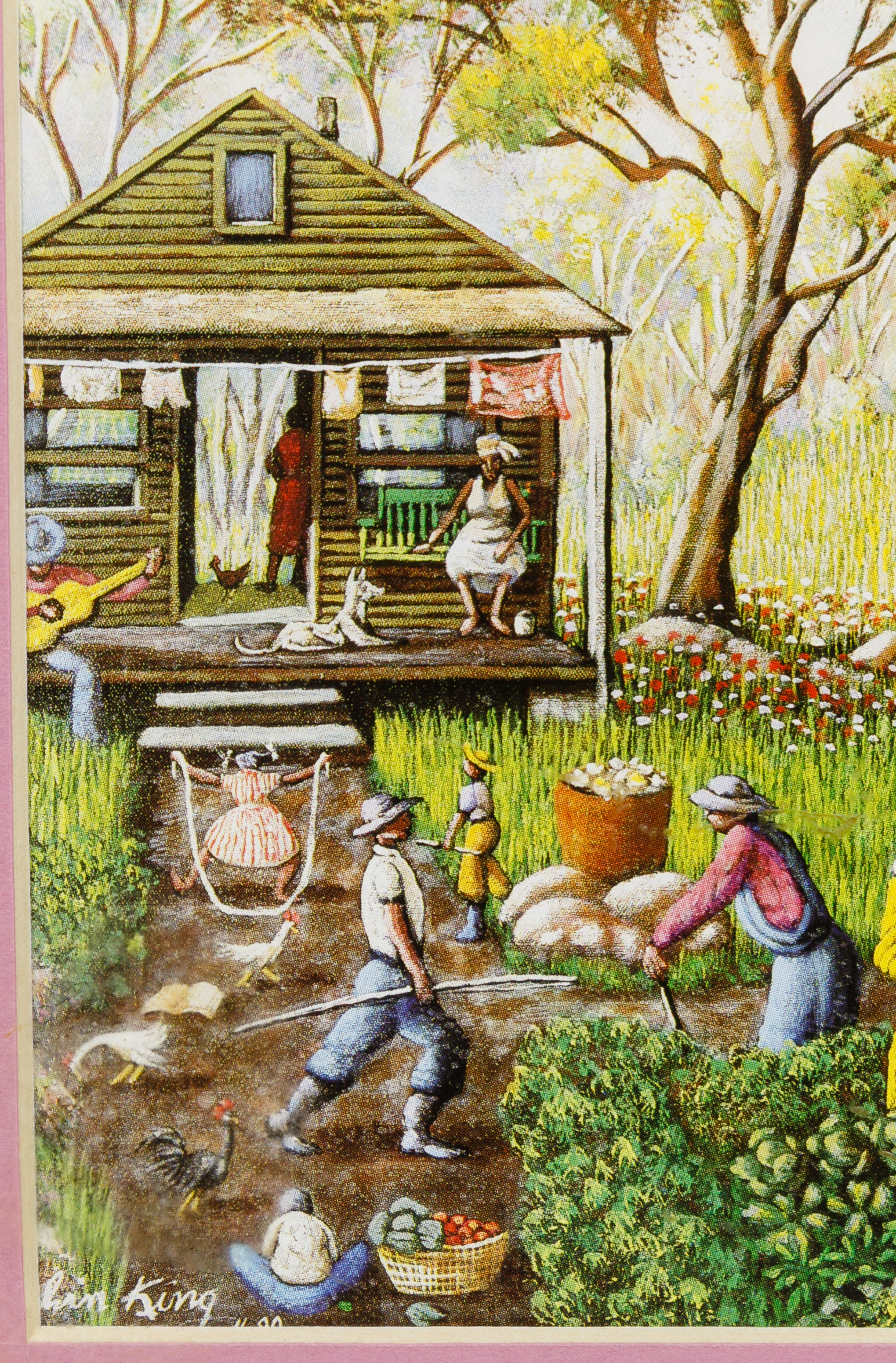 Melvin King (American, b.1928) Print on Paper