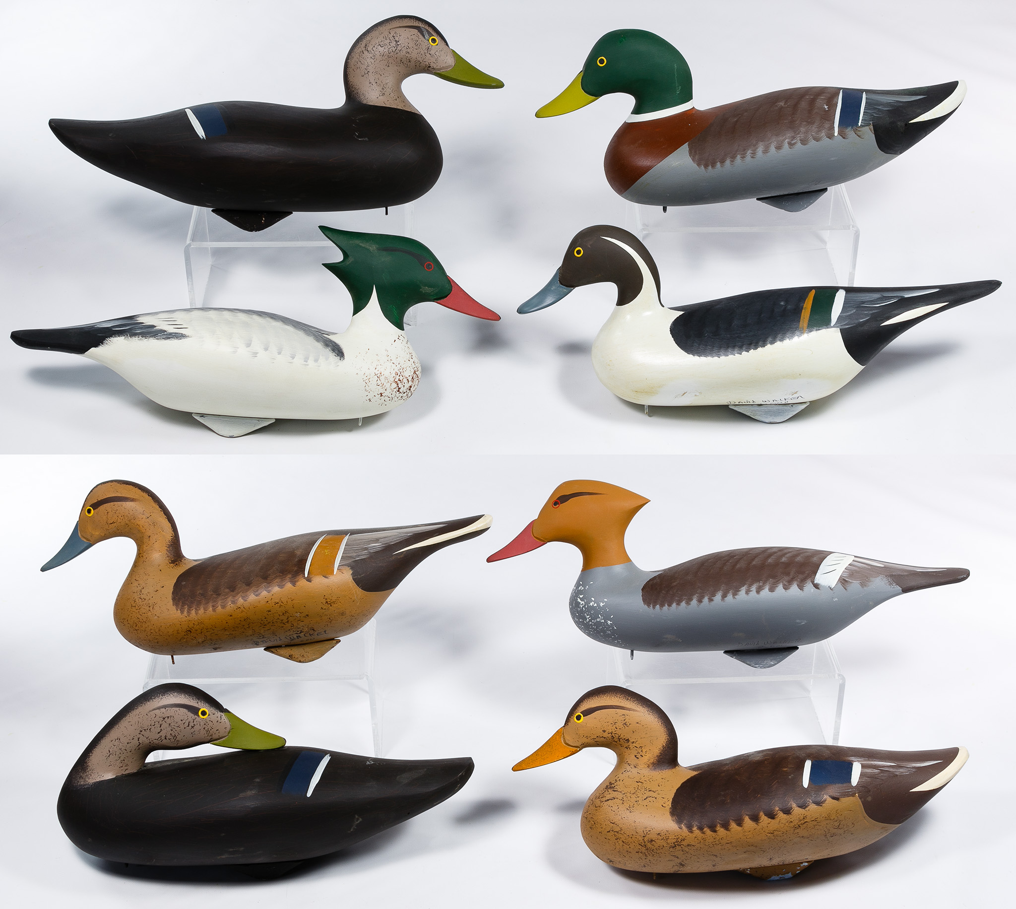 David Walker Carved Wood Duck Decoy Assortment - Oct 21, 2018 | Leonard ...