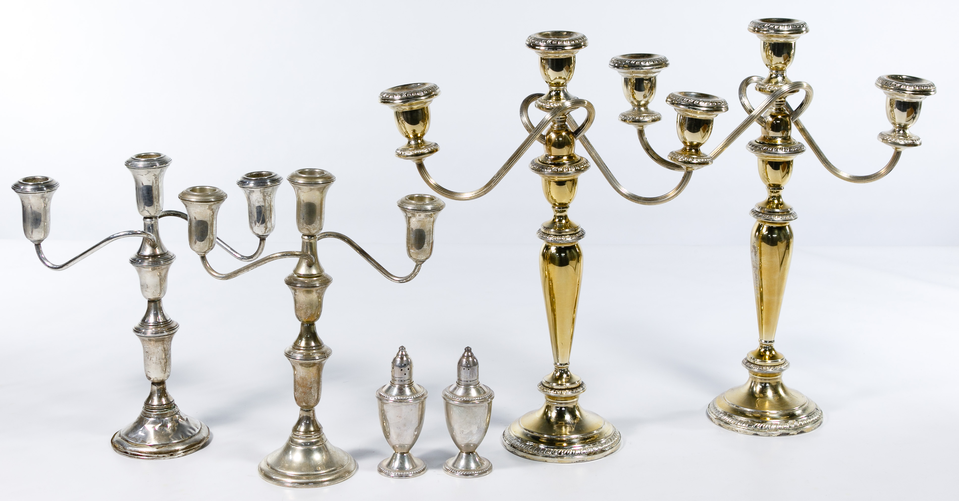 Sterling Silver Candle Holder Assortment