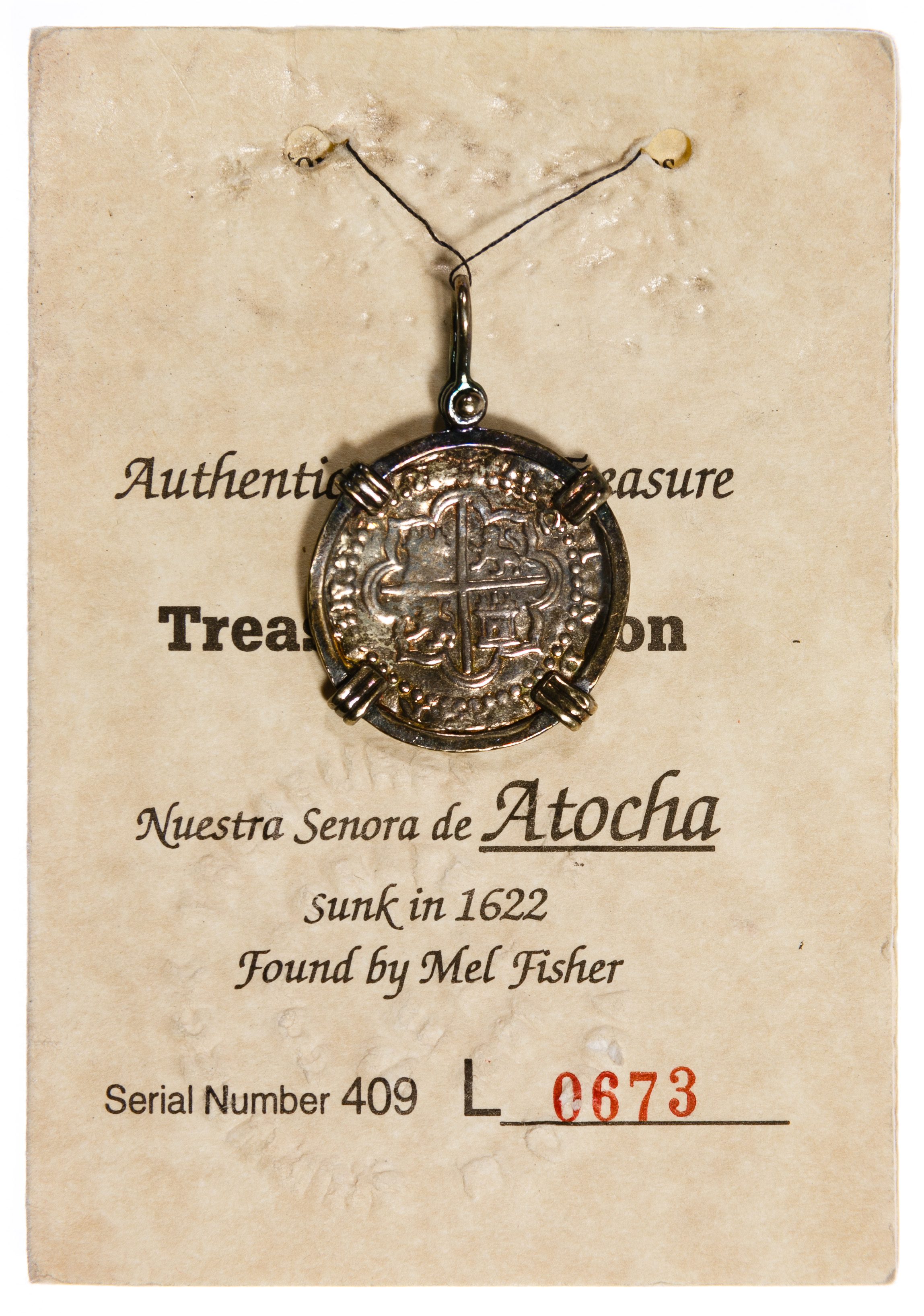 Spain: REPLICA Atocha Shipwreck Coin and Bezel