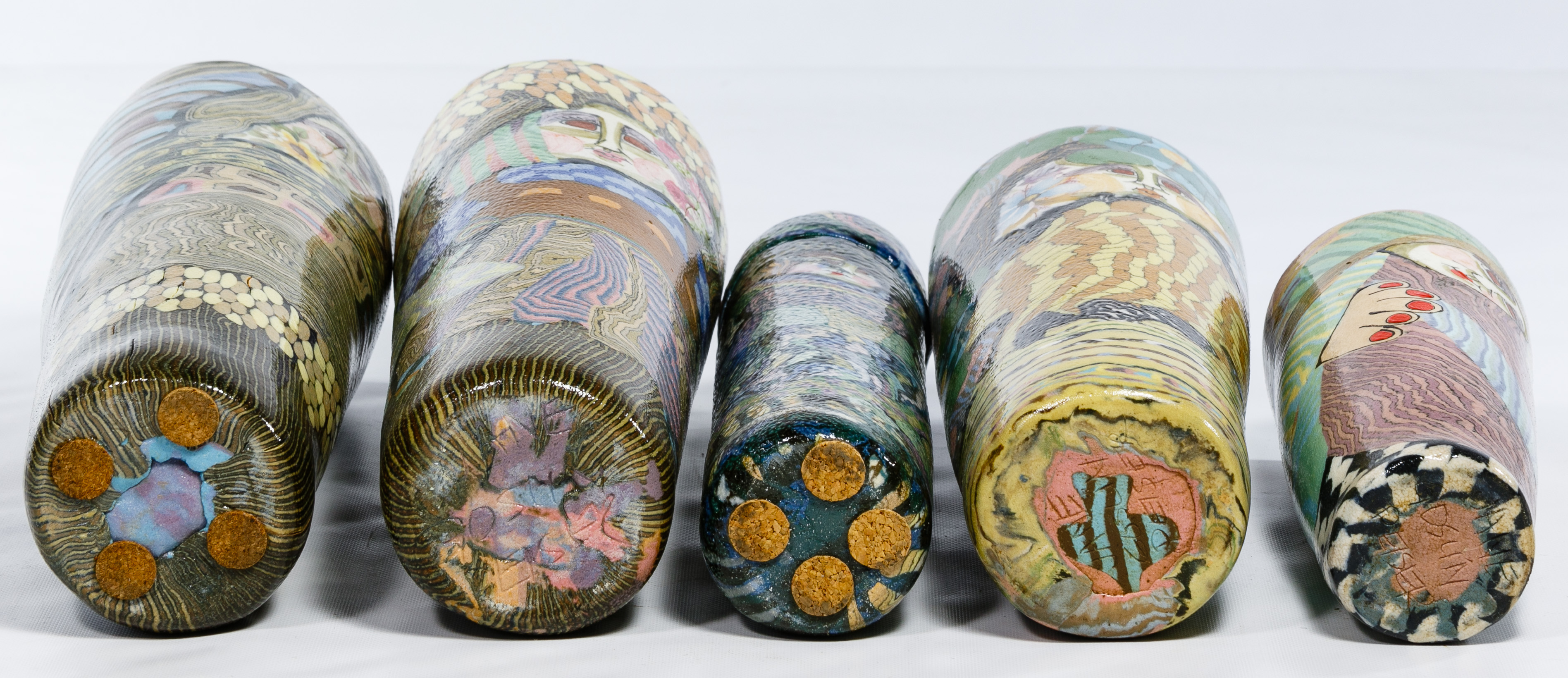 Jane Goslin Peiser (American, b.1933) Vase Assortment