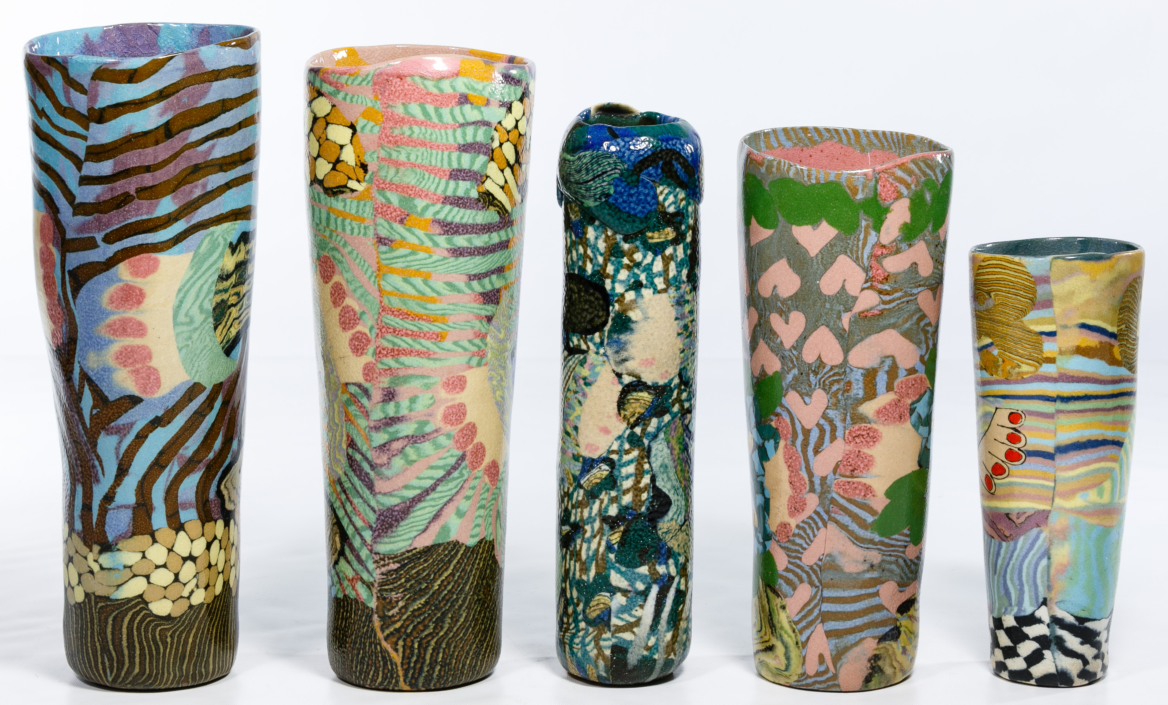 Jane Goslin Peiser (American, b.1933) Vase Assortment